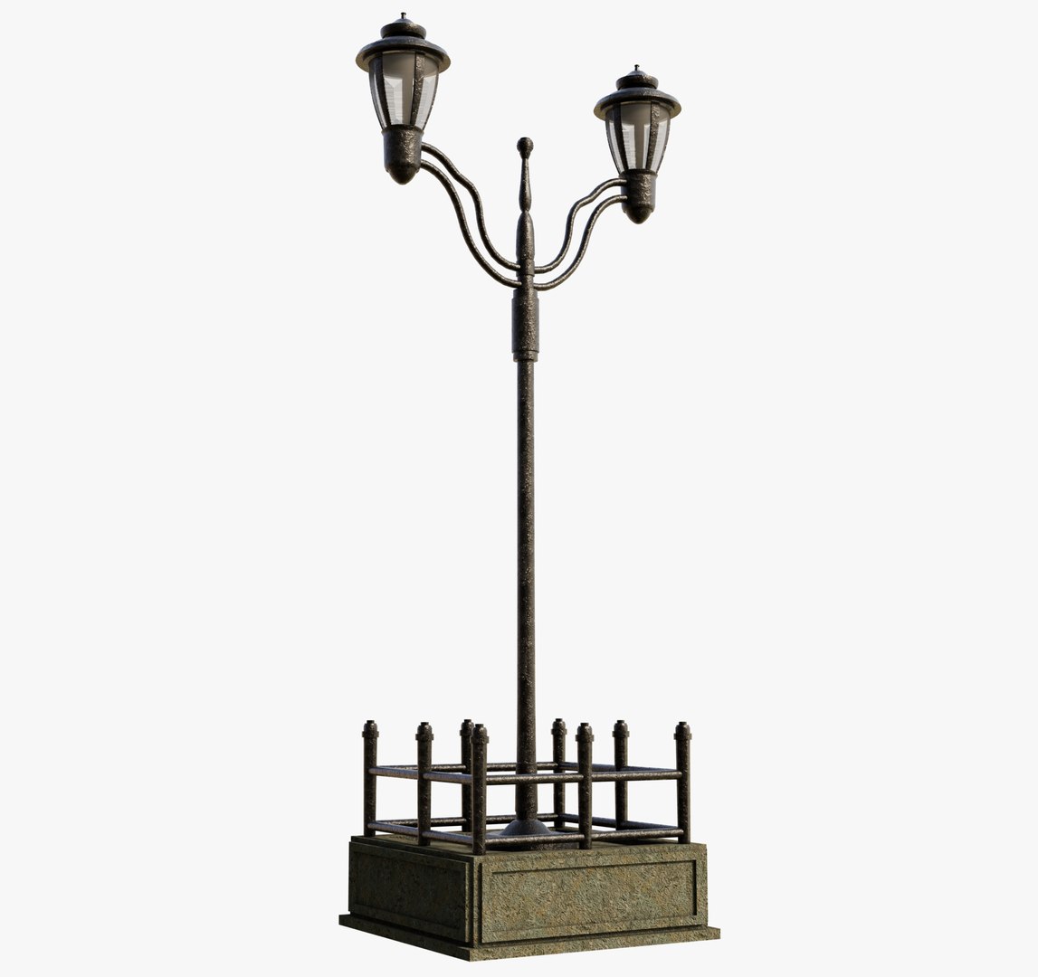 Free Gothic Street Lamp 3D Model - TurboSquid 2305960