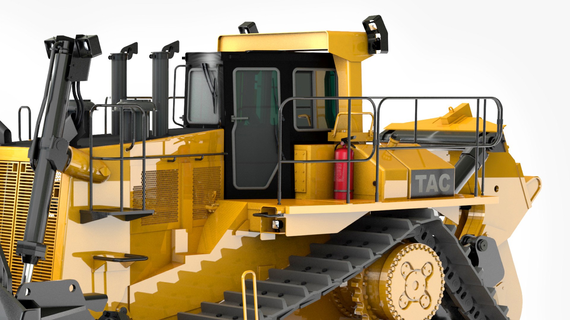 3D Bulldozer - TurboSquid 2088491