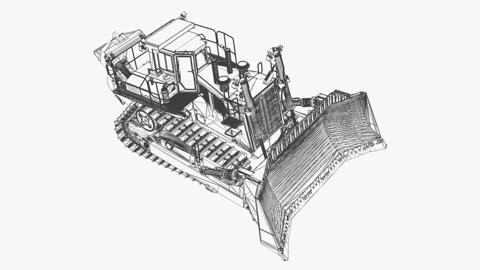 3D Bulldozer - TurboSquid 2088491