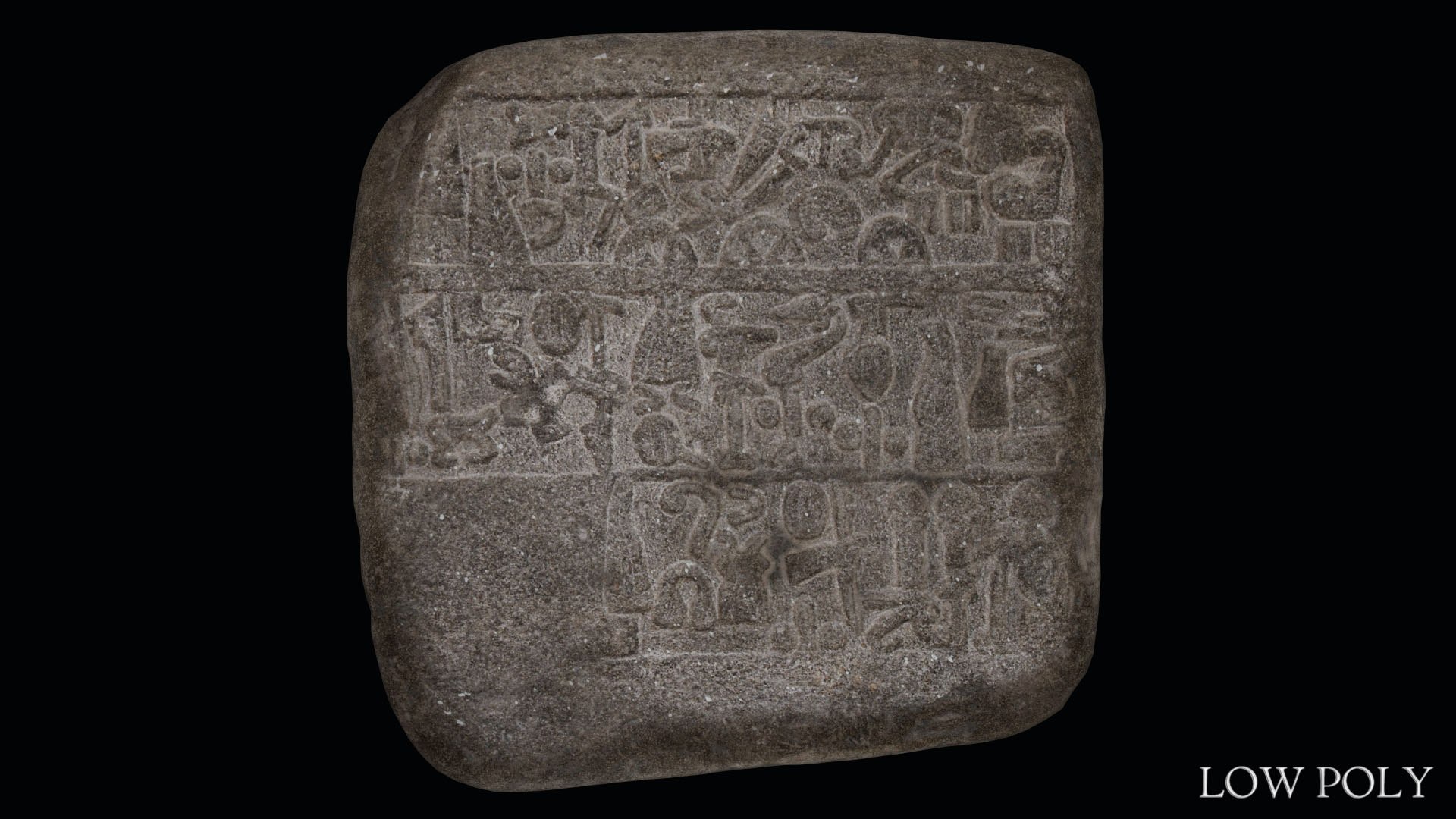 Luwian Hieroglyphic Slab 3D Model - TurboSquid 1979160