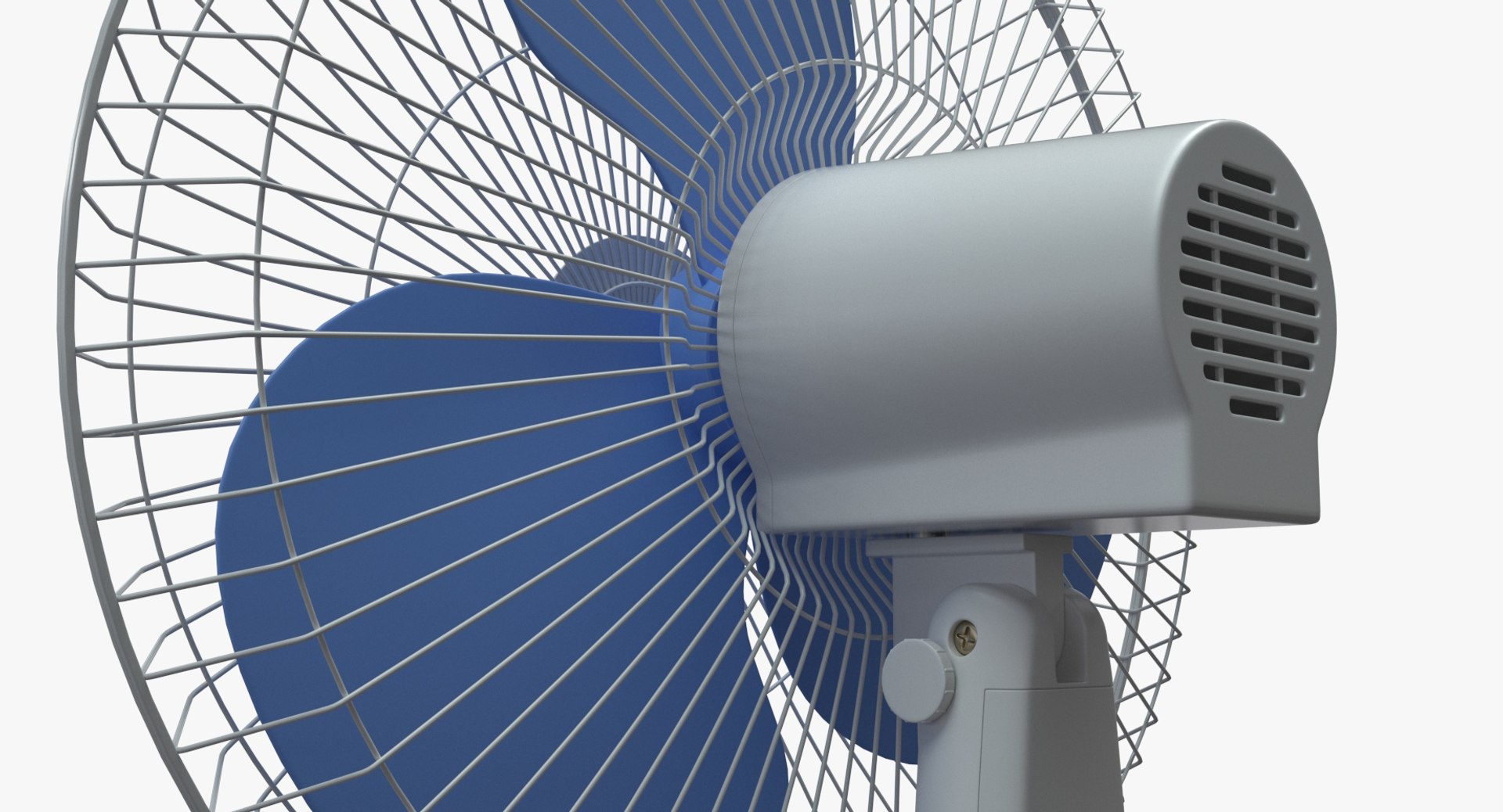 3d model of floor standing fan