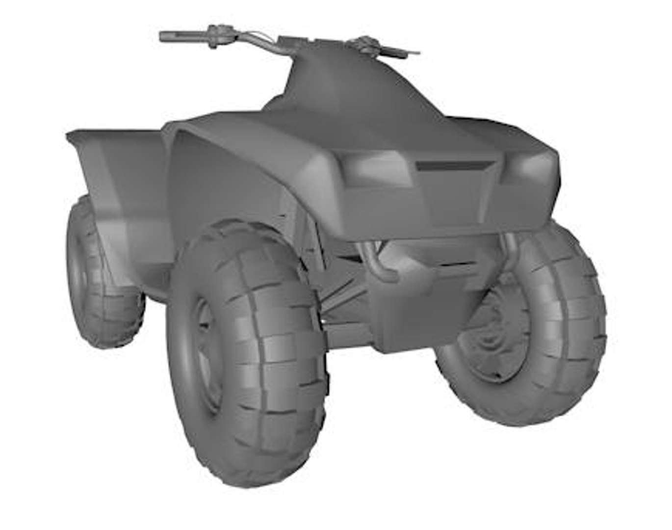 quad bike 3d model