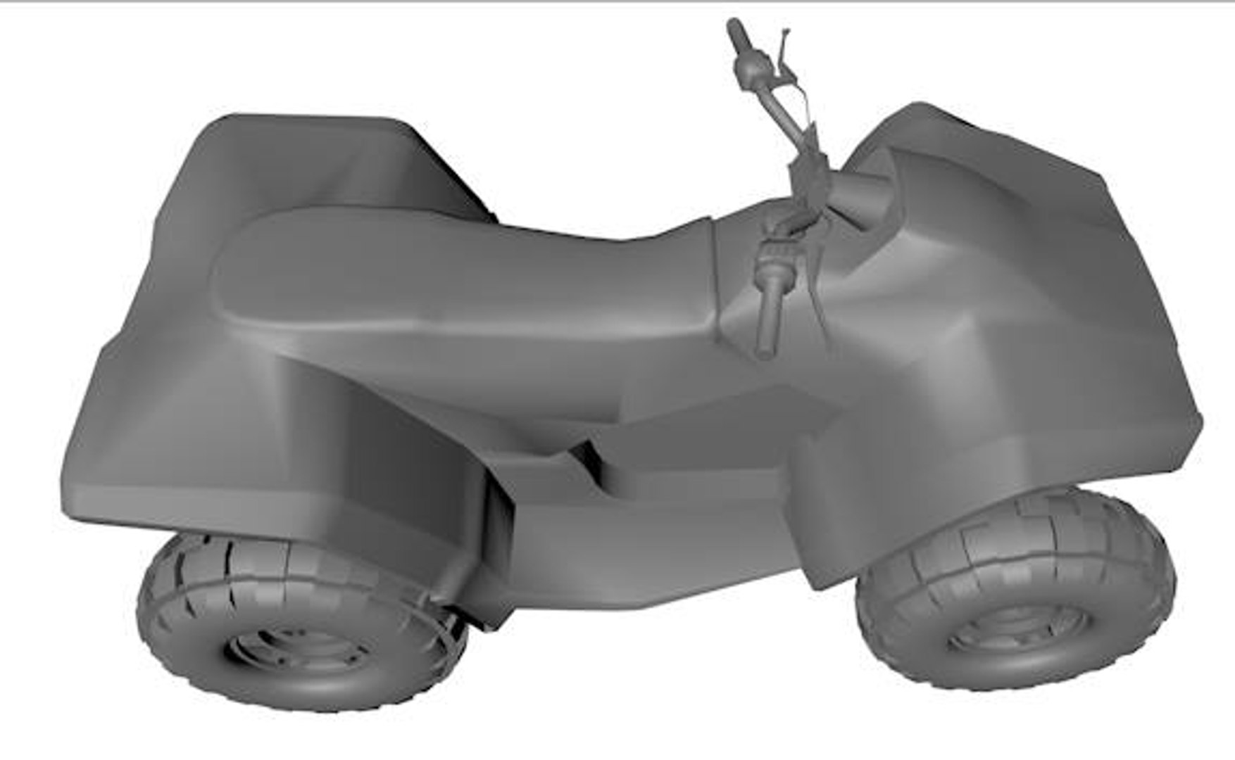 quad bike 3d model