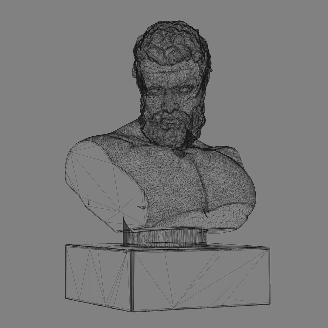 3D Model Hercule Bust - TurboSquid 1979481