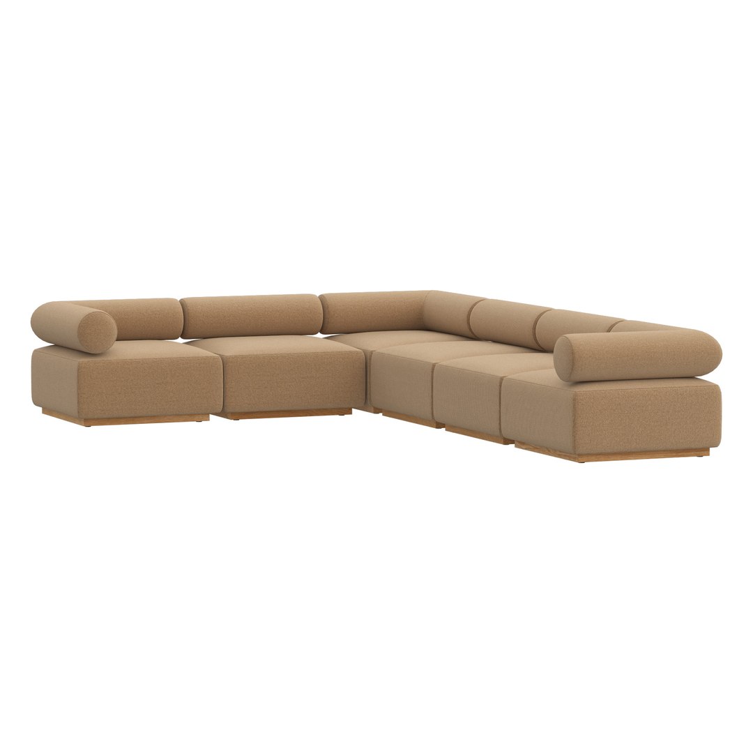 3D CELLINA MODULAR CUSTOMIZABLE SECTIONAL - TurboSquid 2223760