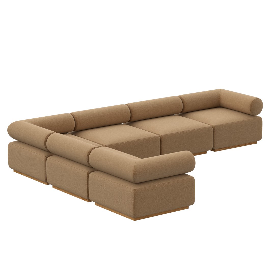 3D CELLINA MODULAR CUSTOMIZABLE SECTIONAL - TurboSquid 2223760