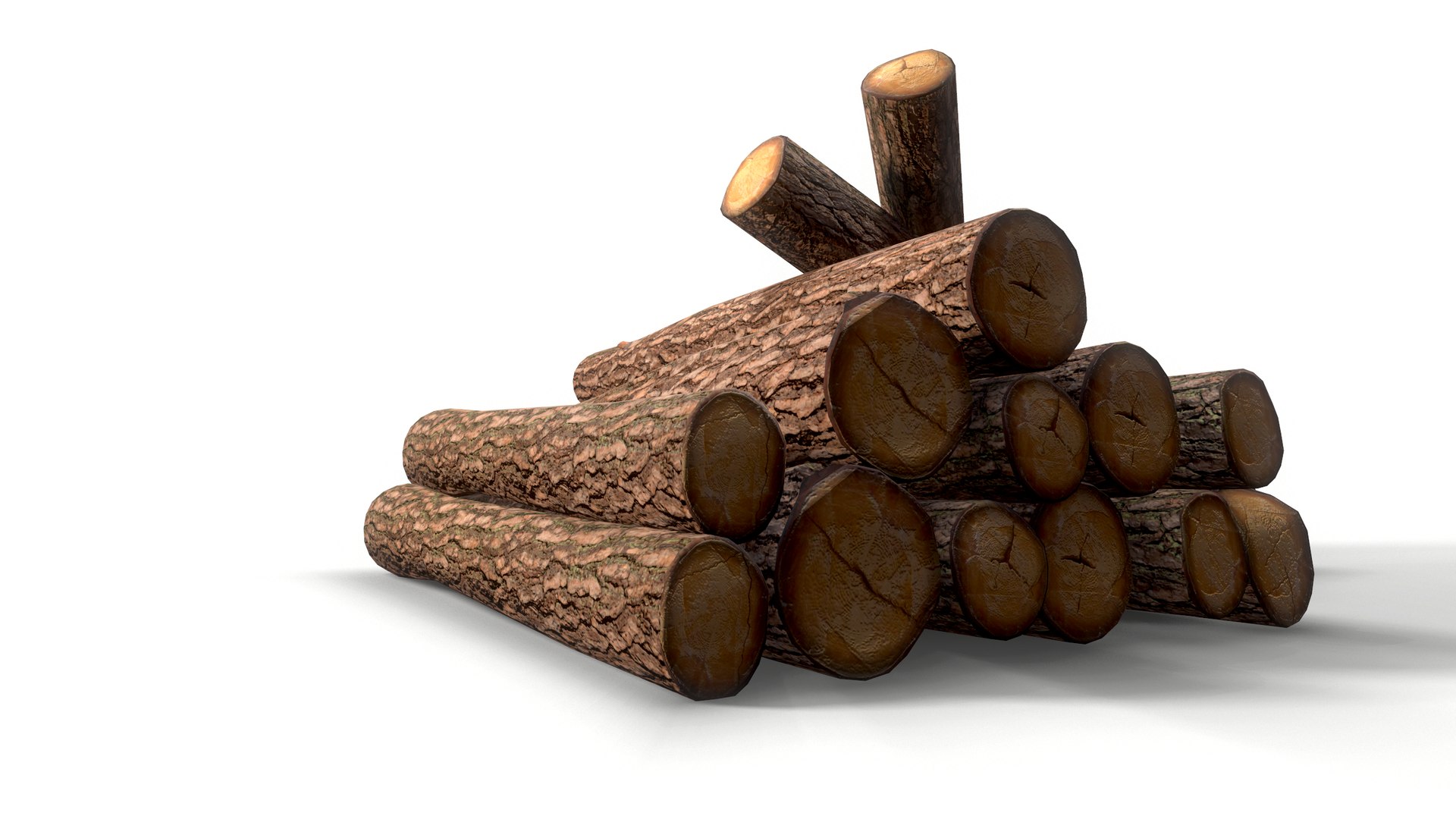 Pine Decks Logs - 3D Model - TurboSquid 1371321