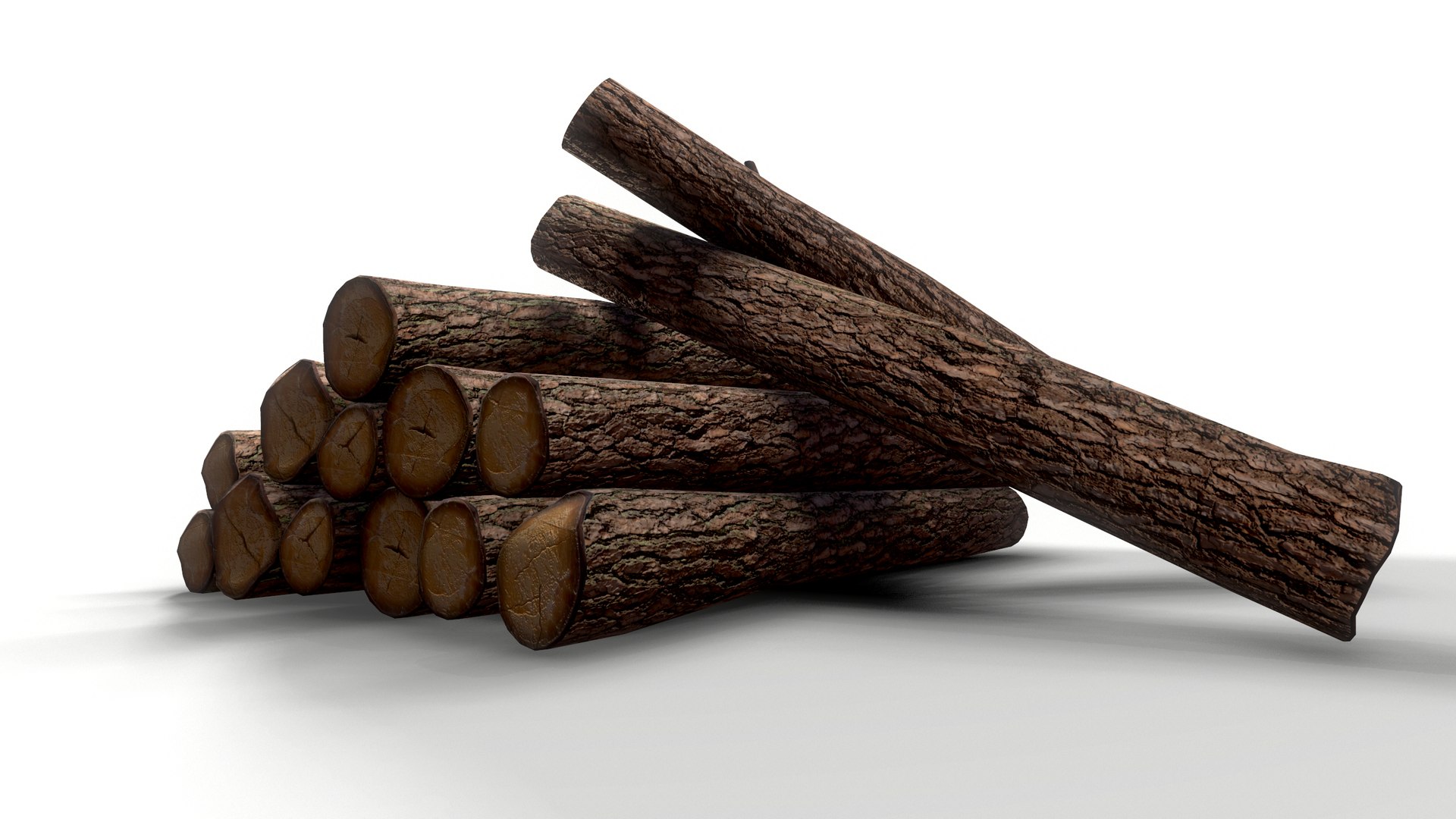 Pine Decks Logs - 3D Model - TurboSquid 1371321