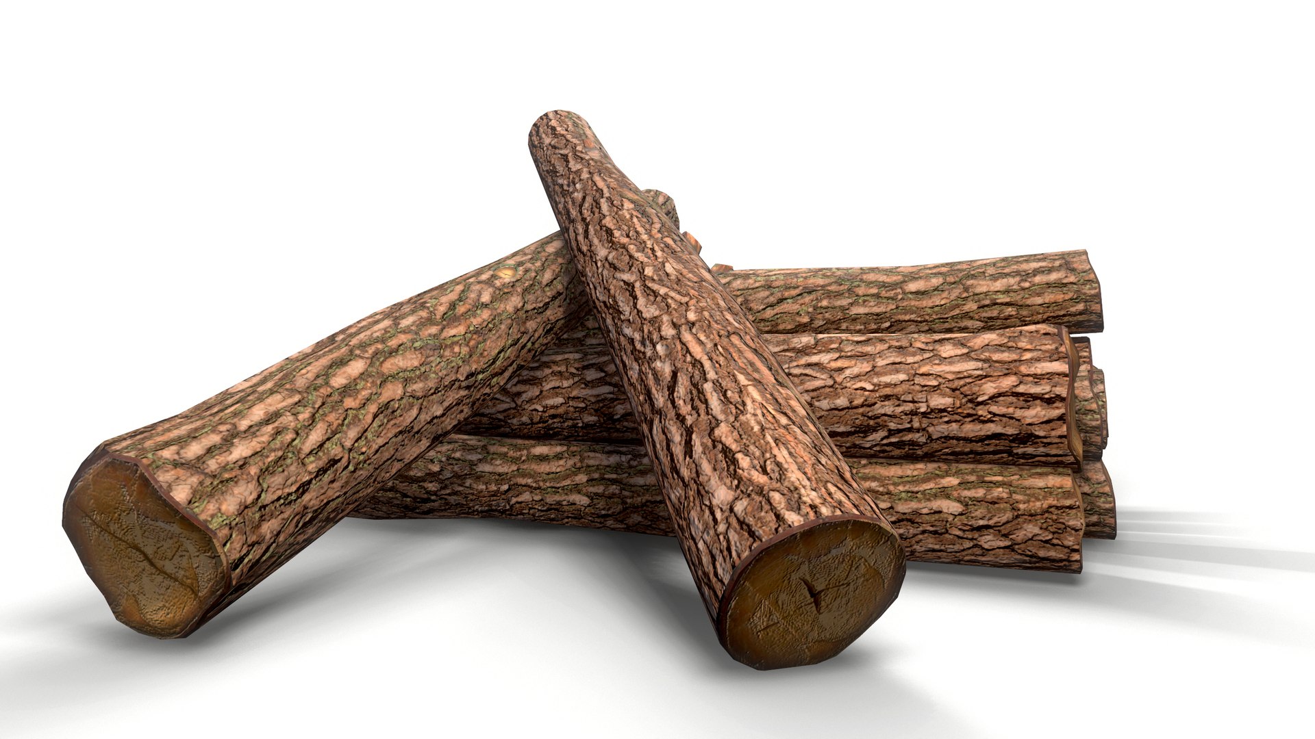 Pine Decks Logs - 3D Model - TurboSquid 1371321