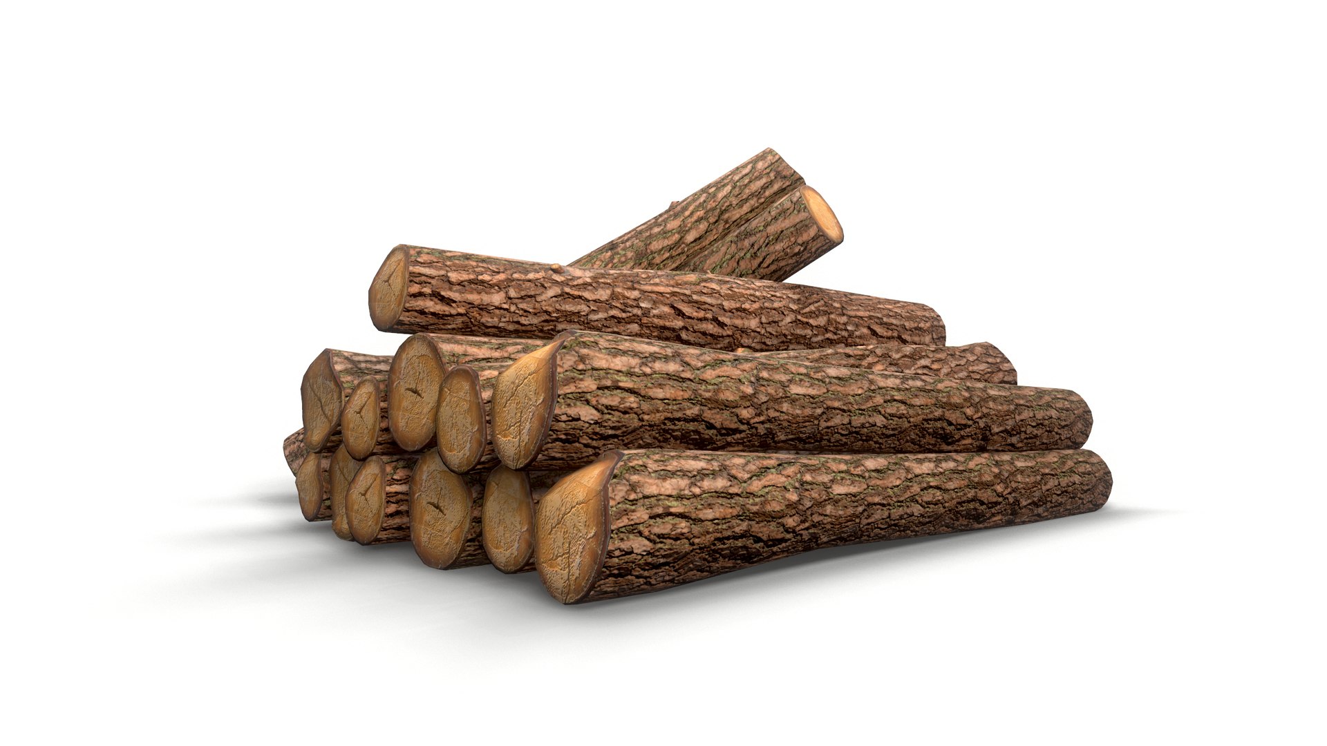 Pine Decks Logs - 3D Model - TurboSquid 1371321