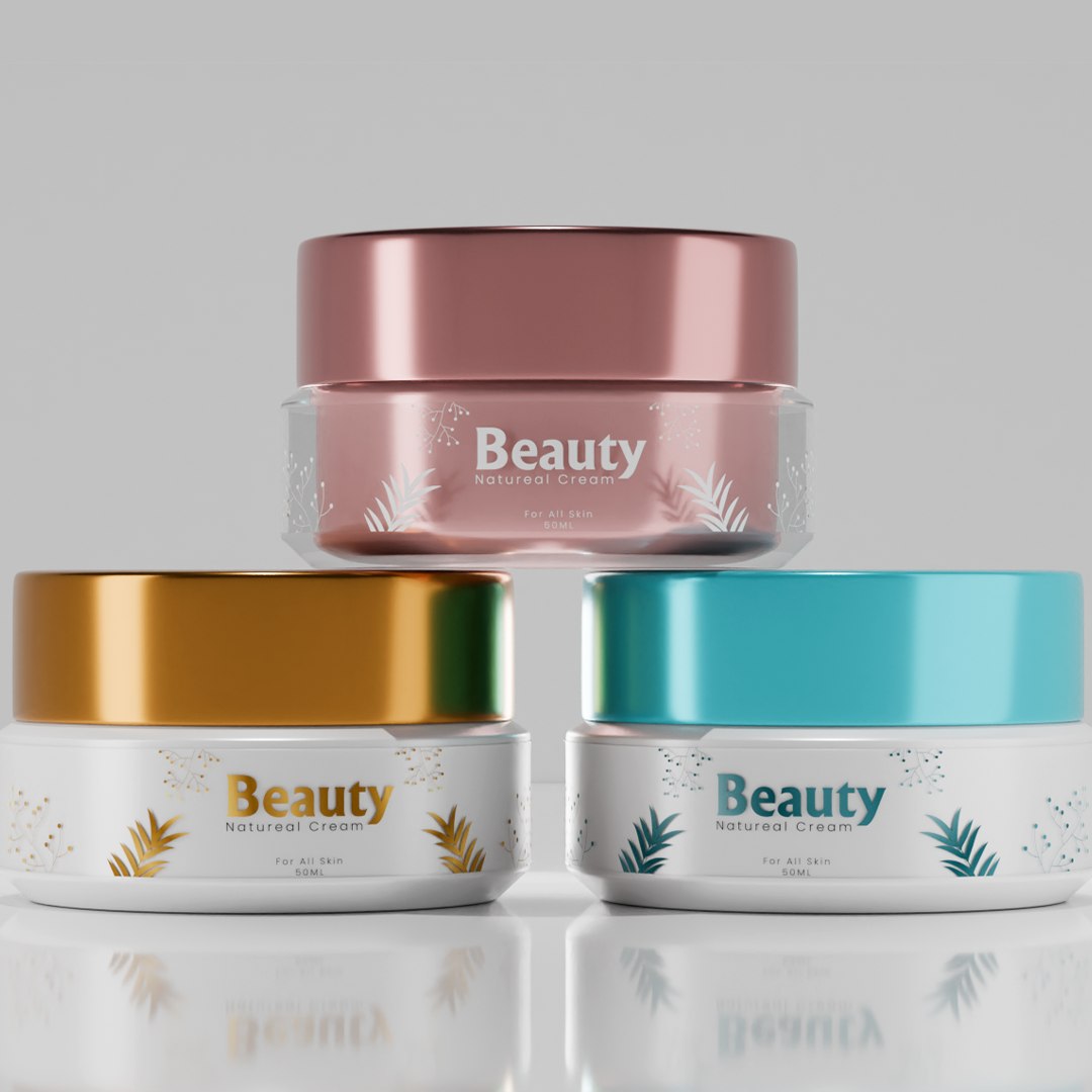 Cosmetic Cream Box Model 3D Model - TurboSquid 2243755