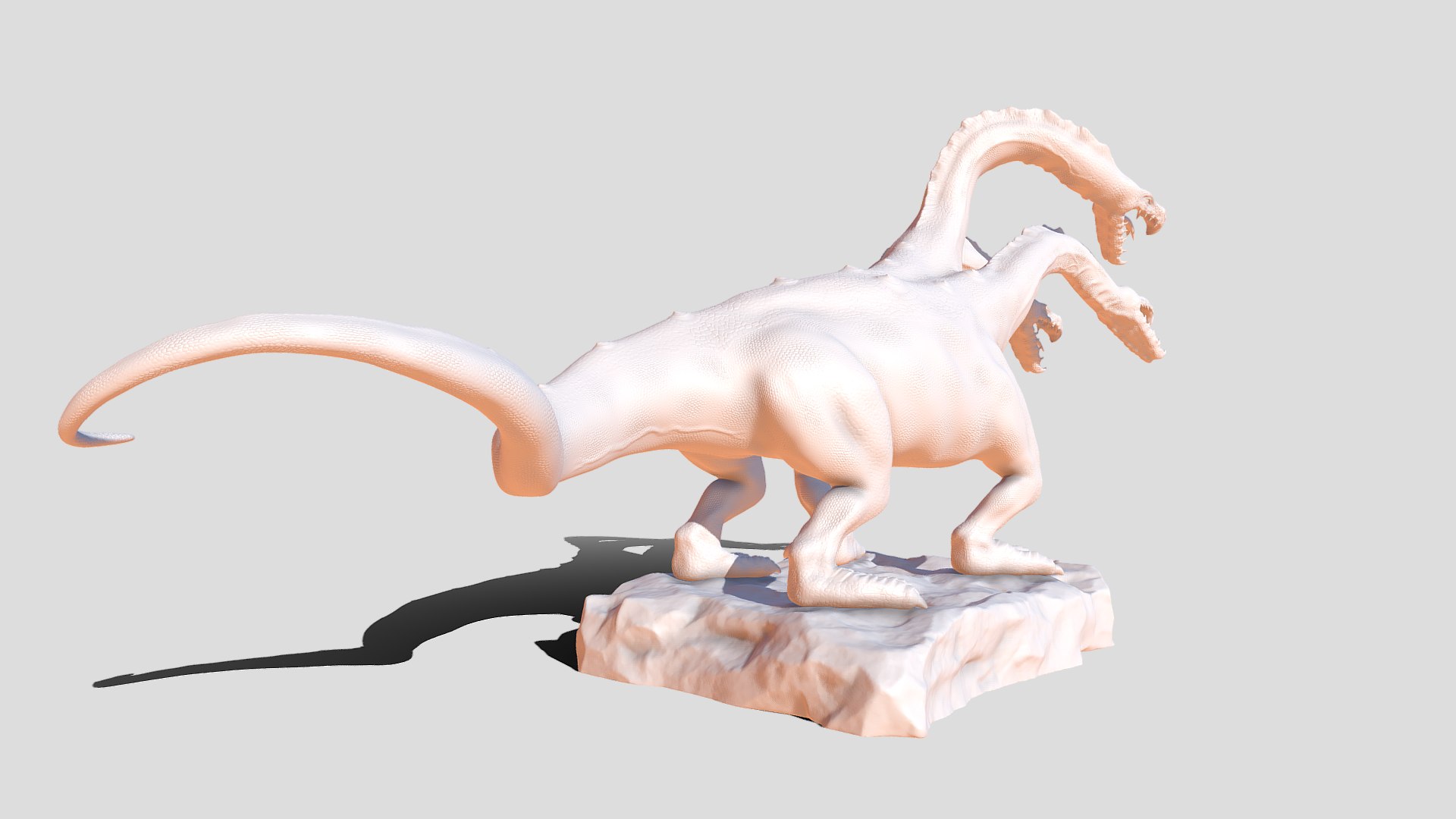 Hydra Attacking 3D Model - TurboSquid 2082231