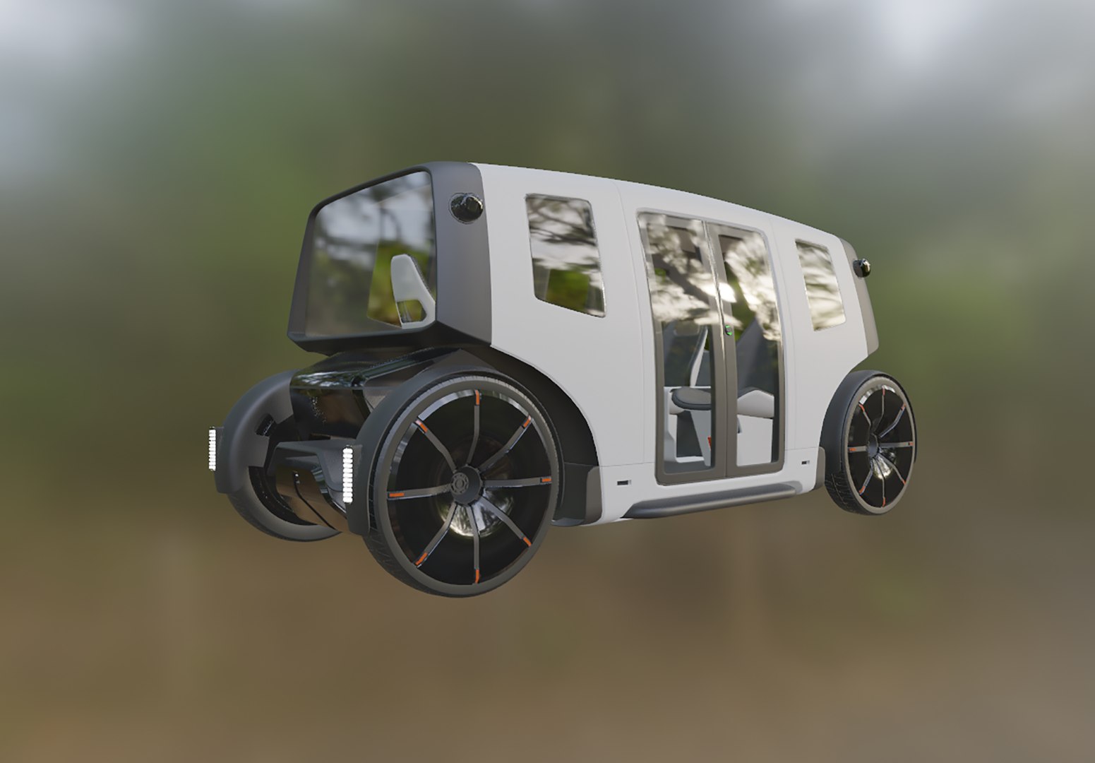 3D Robotaxi R01 Autonomous Taxi Vehicle Model - TurboSquid 2173100