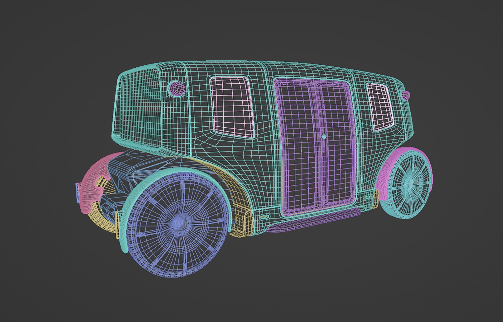 3D Robotaxi R01 Autonomous Taxi Vehicle Model - TurboSquid 2173100