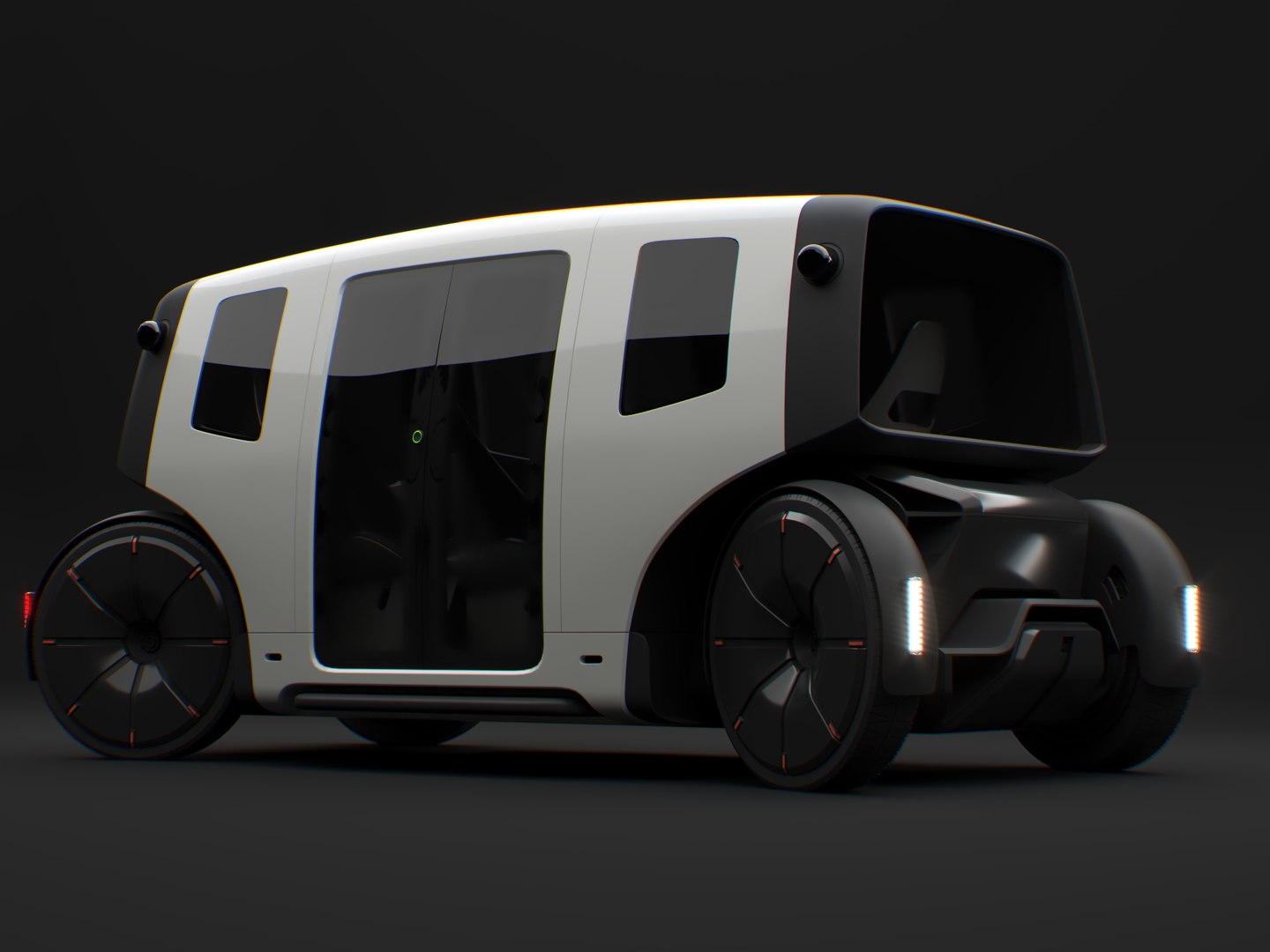 3D Robotaxi R01 Autonomous Taxi Vehicle Model - TurboSquid 2173100