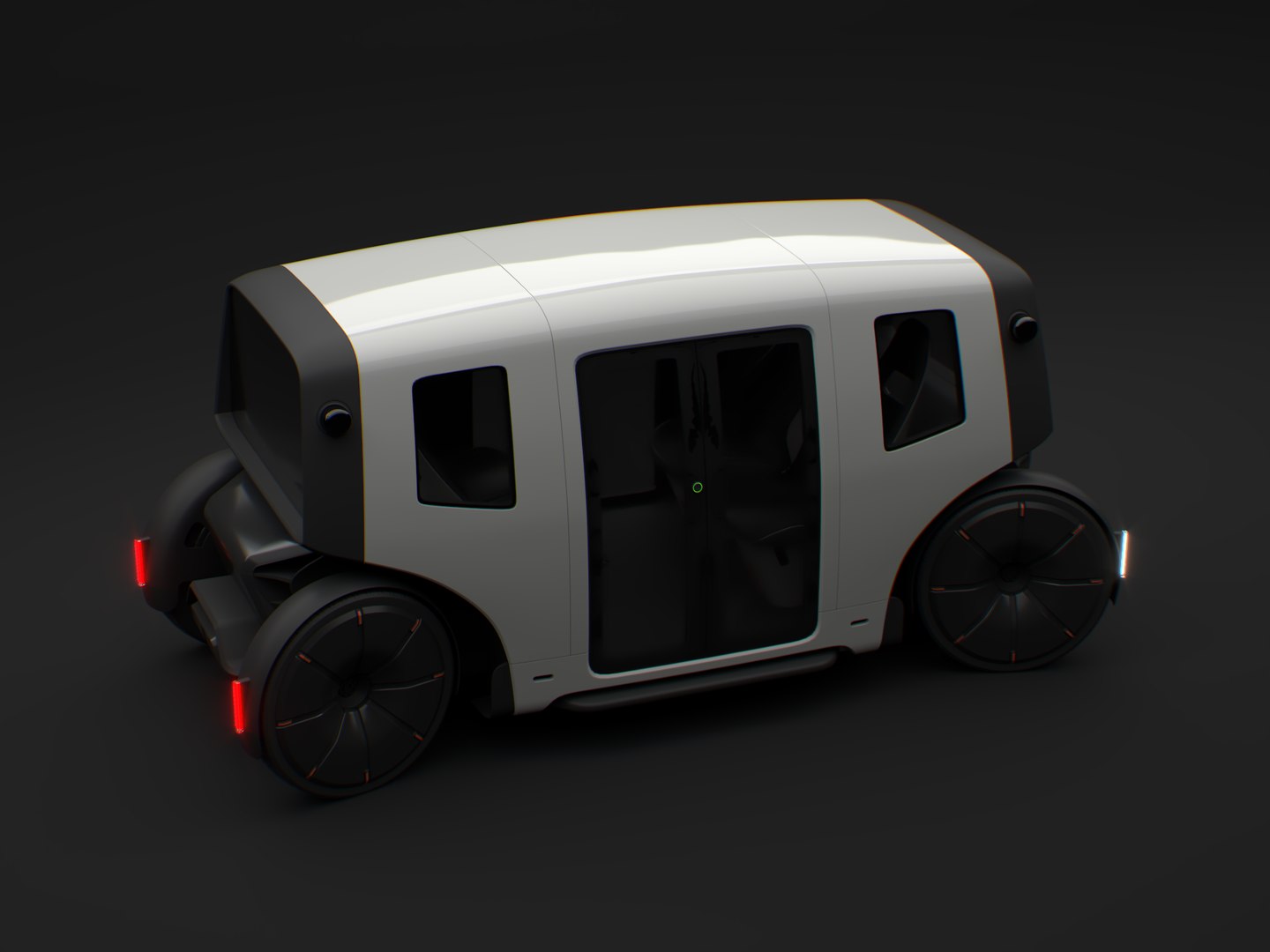 3D Robotaxi R01 Autonomous Taxi Vehicle Model - TurboSquid 2173100