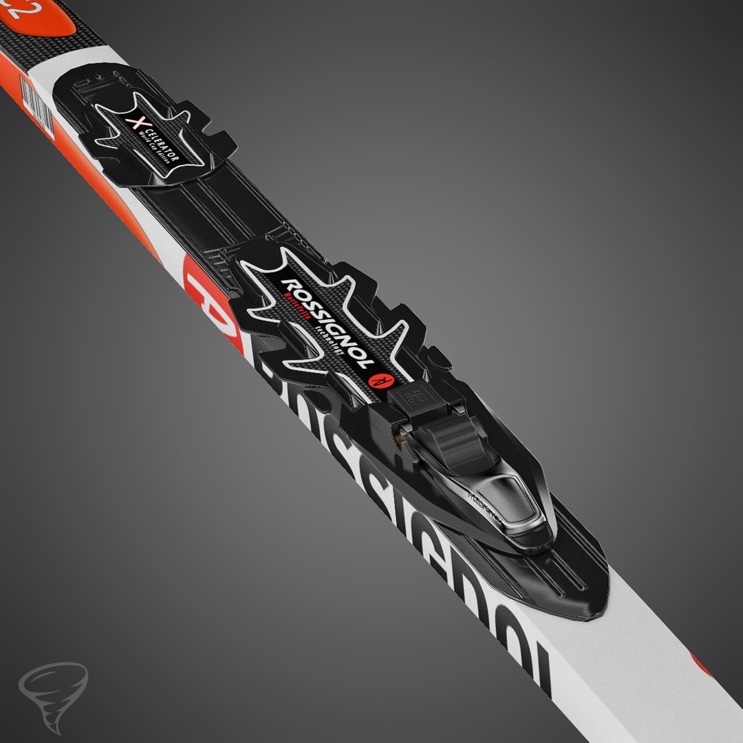 3d Biathlon Ski Rossignol Model