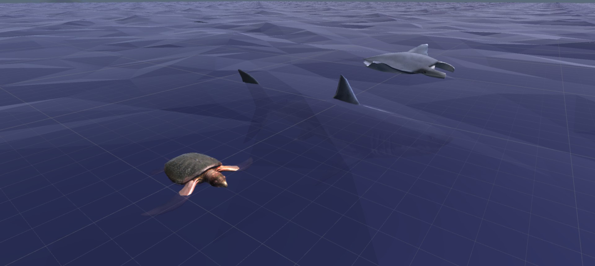 Animals Swim 3D Model - TurboSquid 1436066