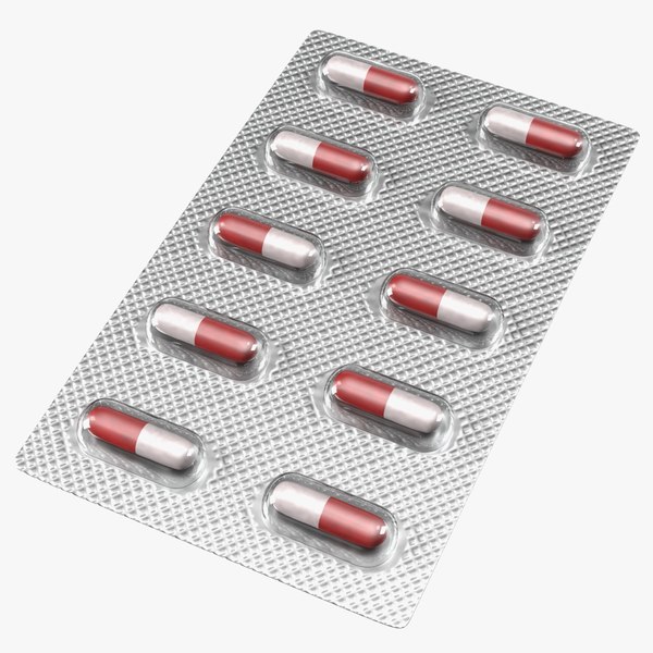modelo 3d Píldora cápsula en blister - TurboSquid 2137540