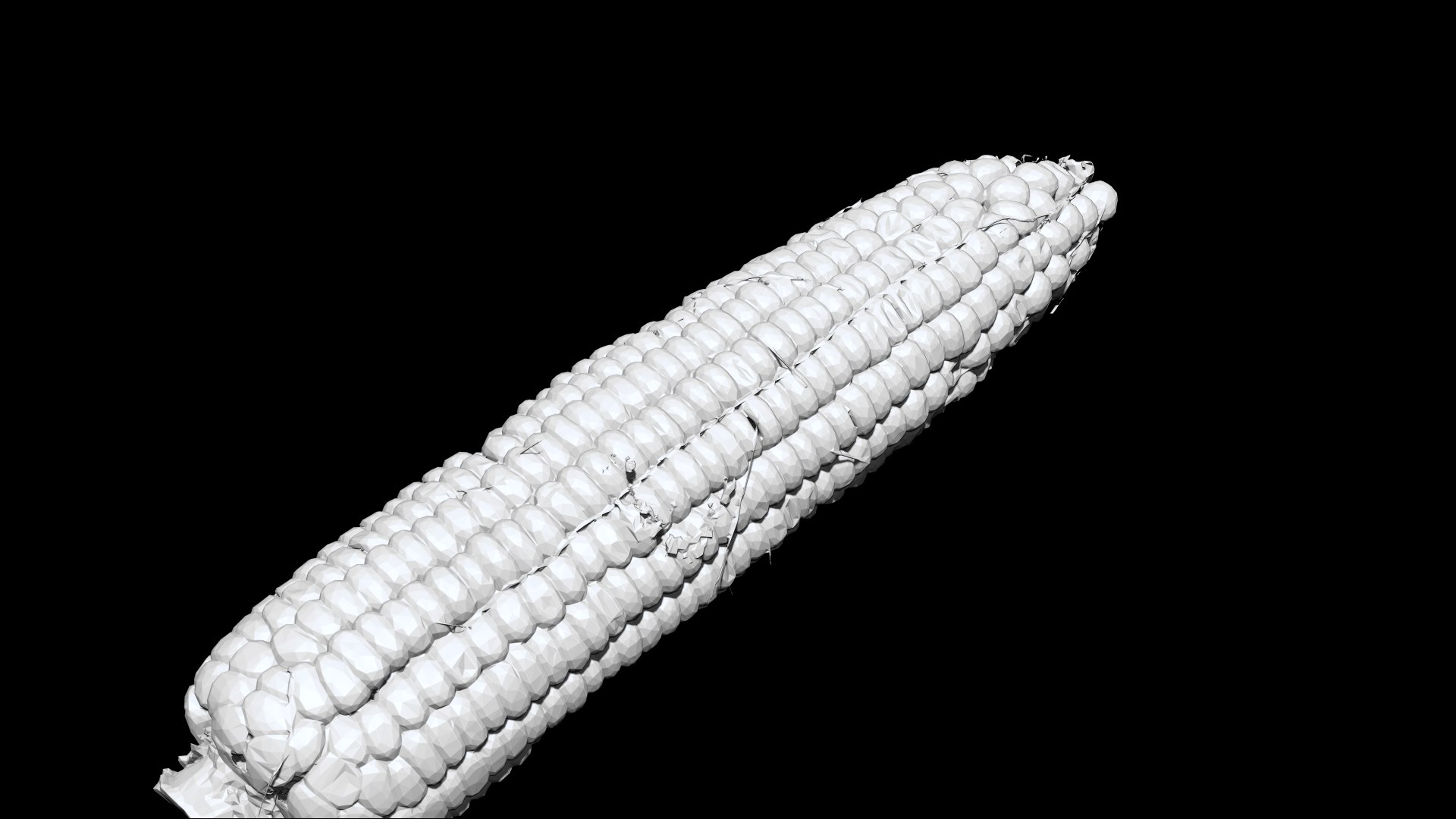 Corn 3D CT Scan Model Cut1 Half Decimae 8 Percent 3D - TurboSquid 1945216