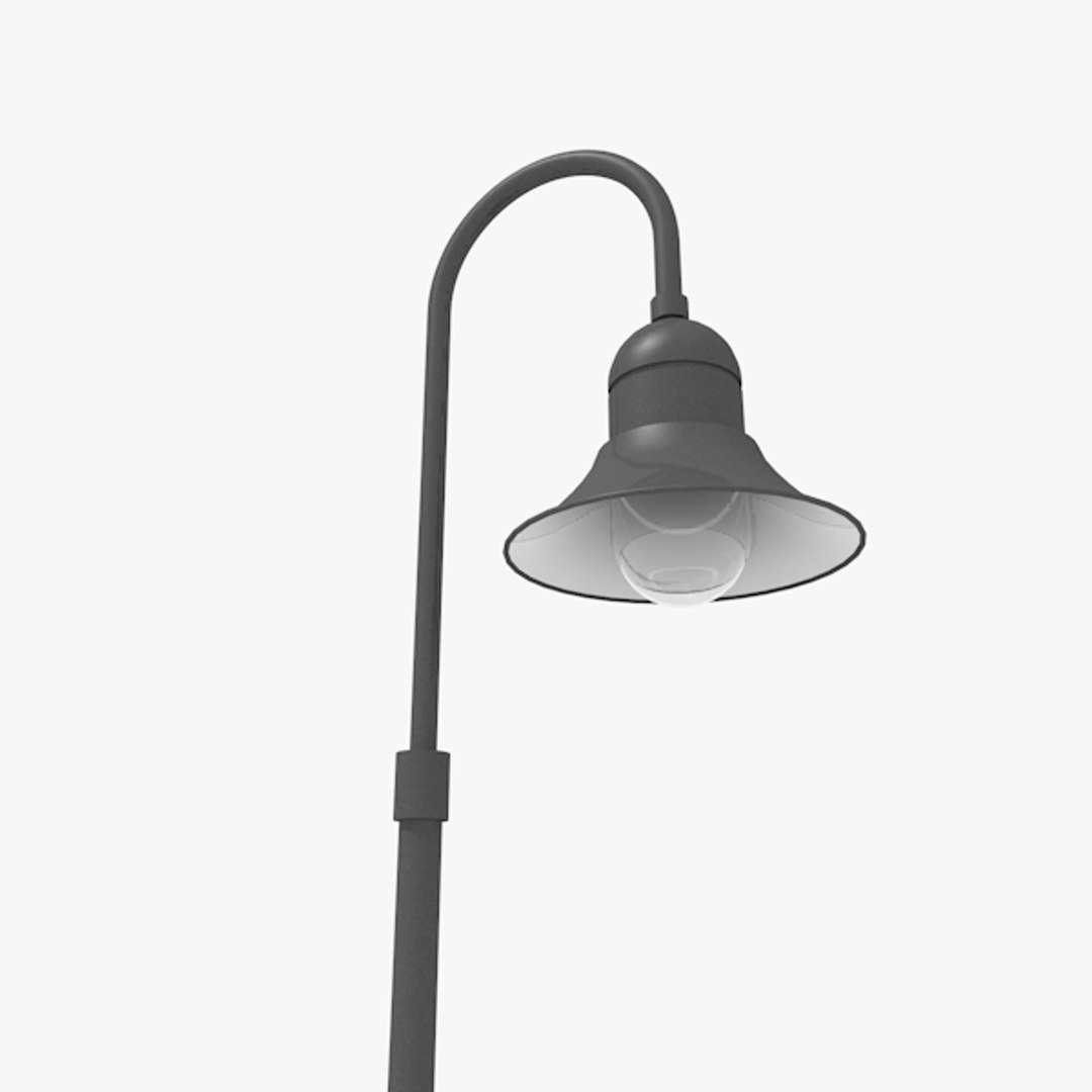 3d Model Pole Luminaire Street Light