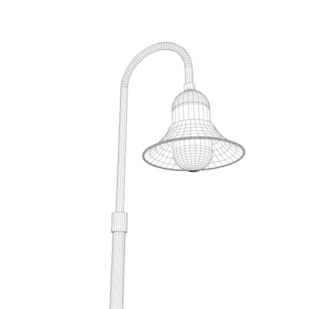 3d Model Pole Luminaire Street Light