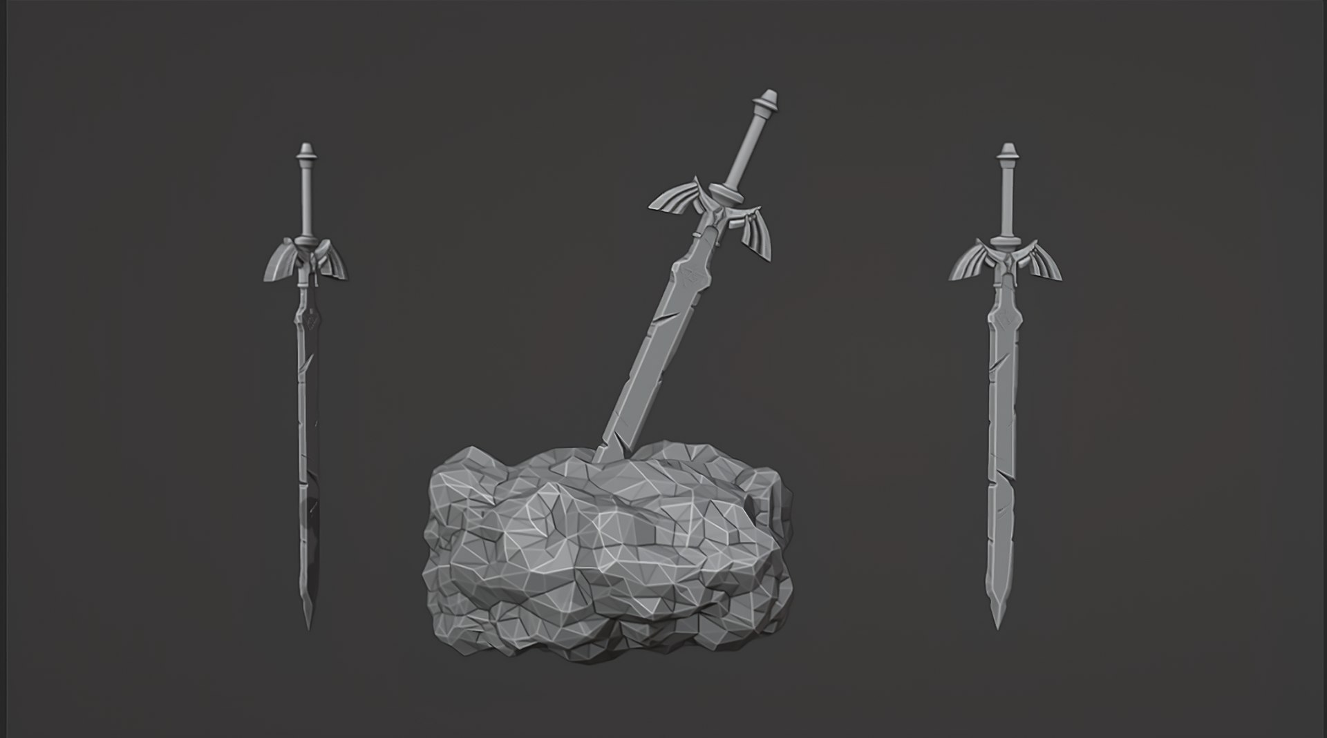 Master Sword 3D Model - TurboSquid 1978597