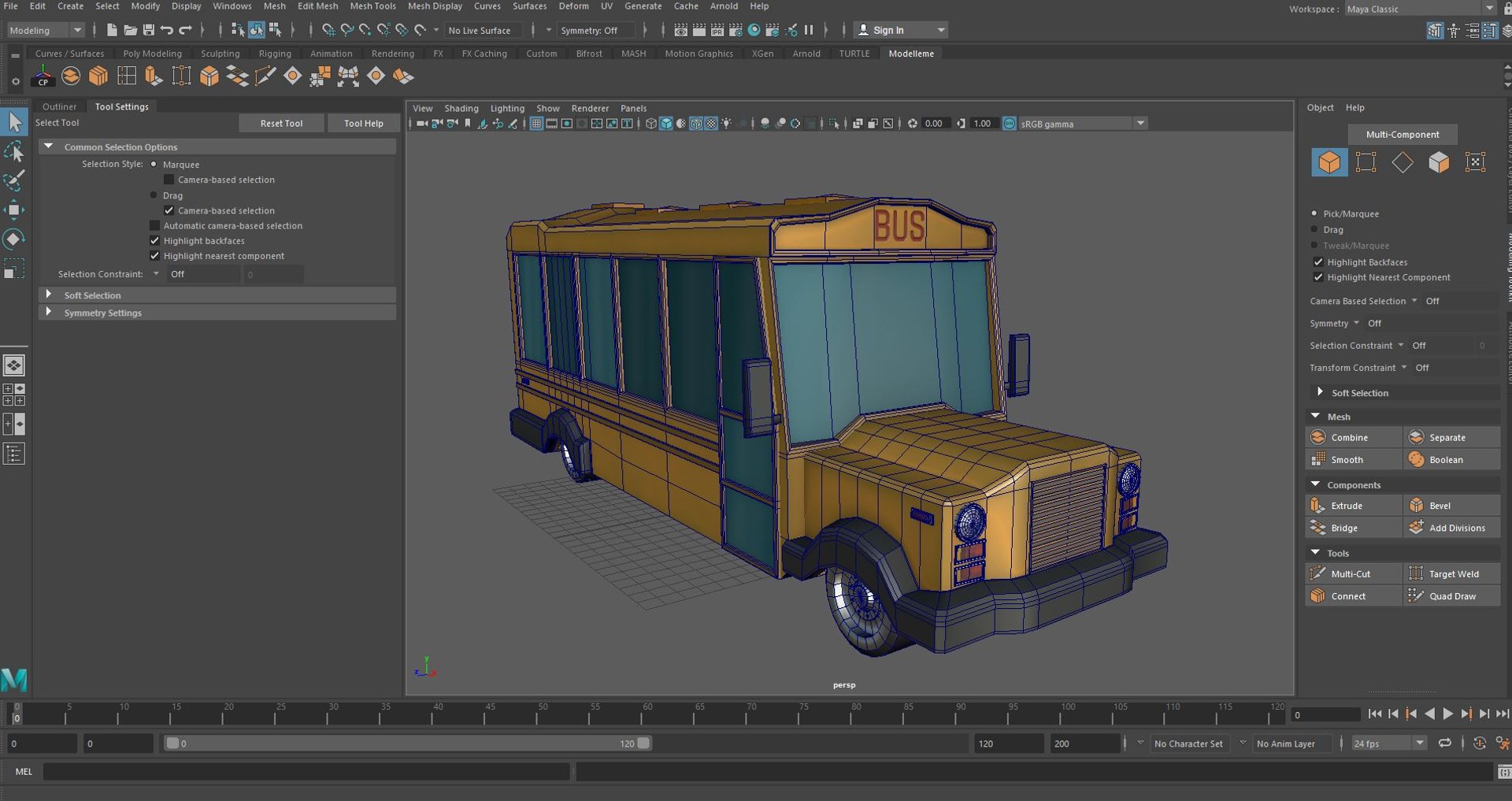 Cartoon Bus Toon 3D Model - TurboSquid 1473994