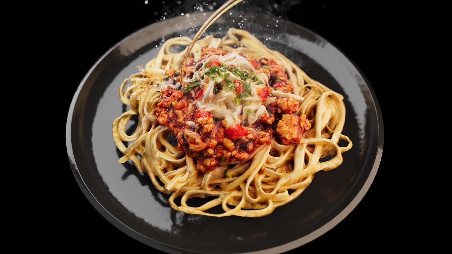 3D Model Spaghetti Bolognese - TurboSquid 2272891