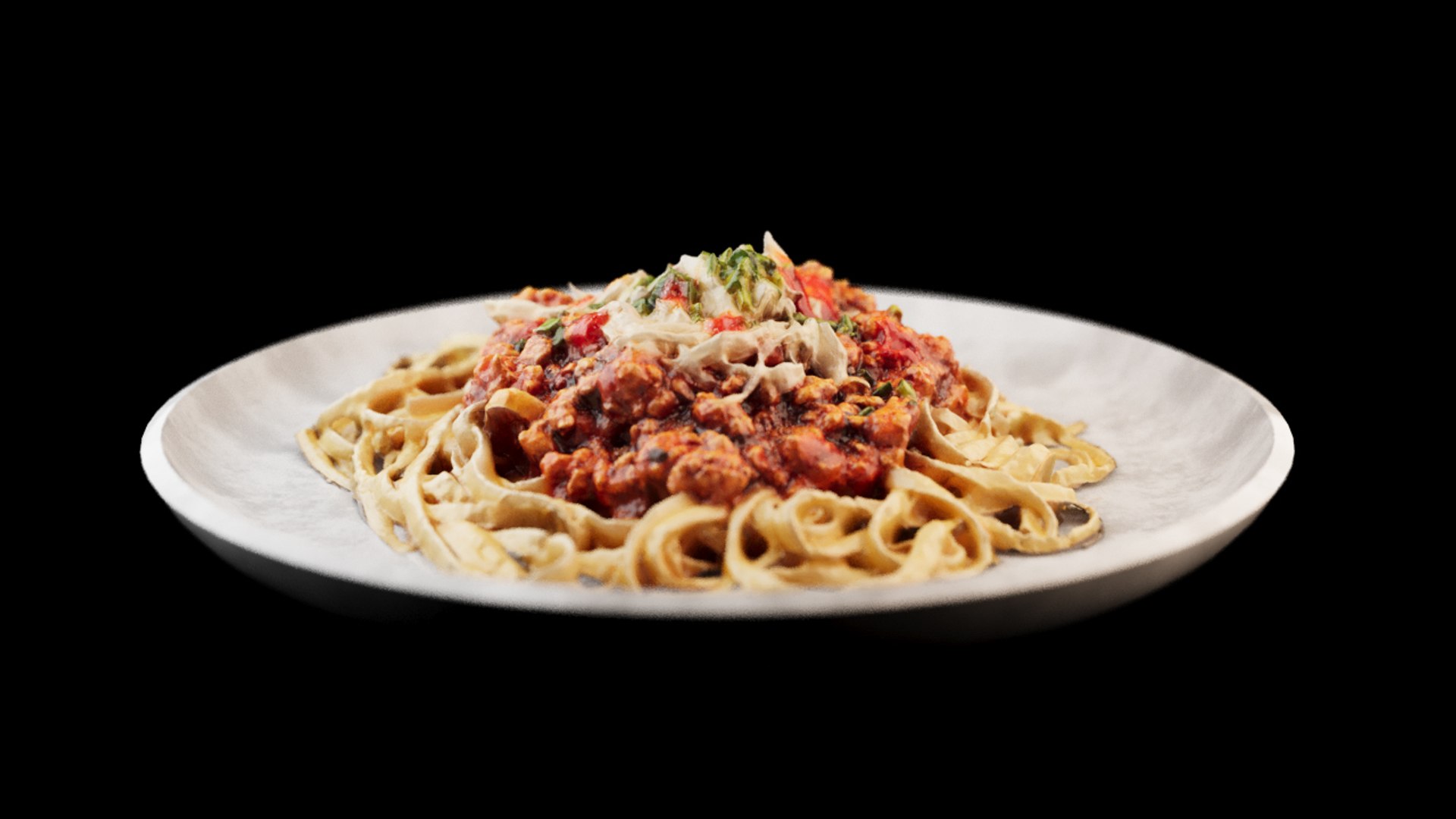 3D Model Spaghetti Bolognese - TurboSquid 2272891