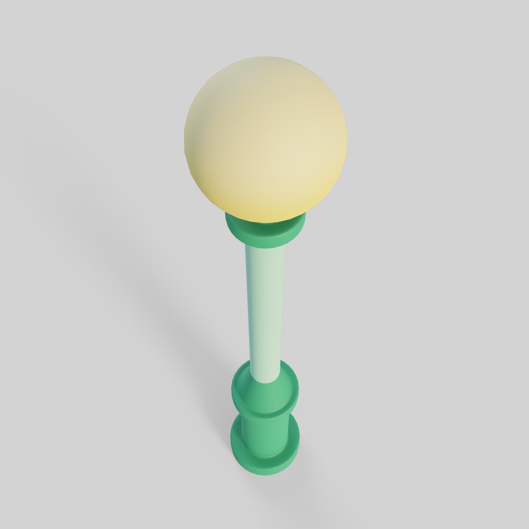 Cartoon Street Light 4 3D Model - TurboSquid 2053878