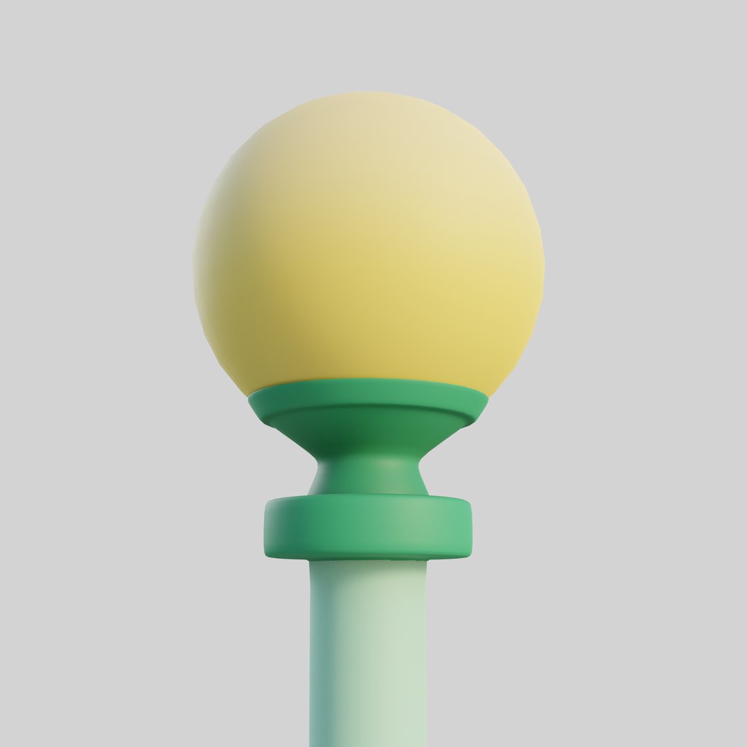 Cartoon Street Light 4 3D Model - TurboSquid 2053878