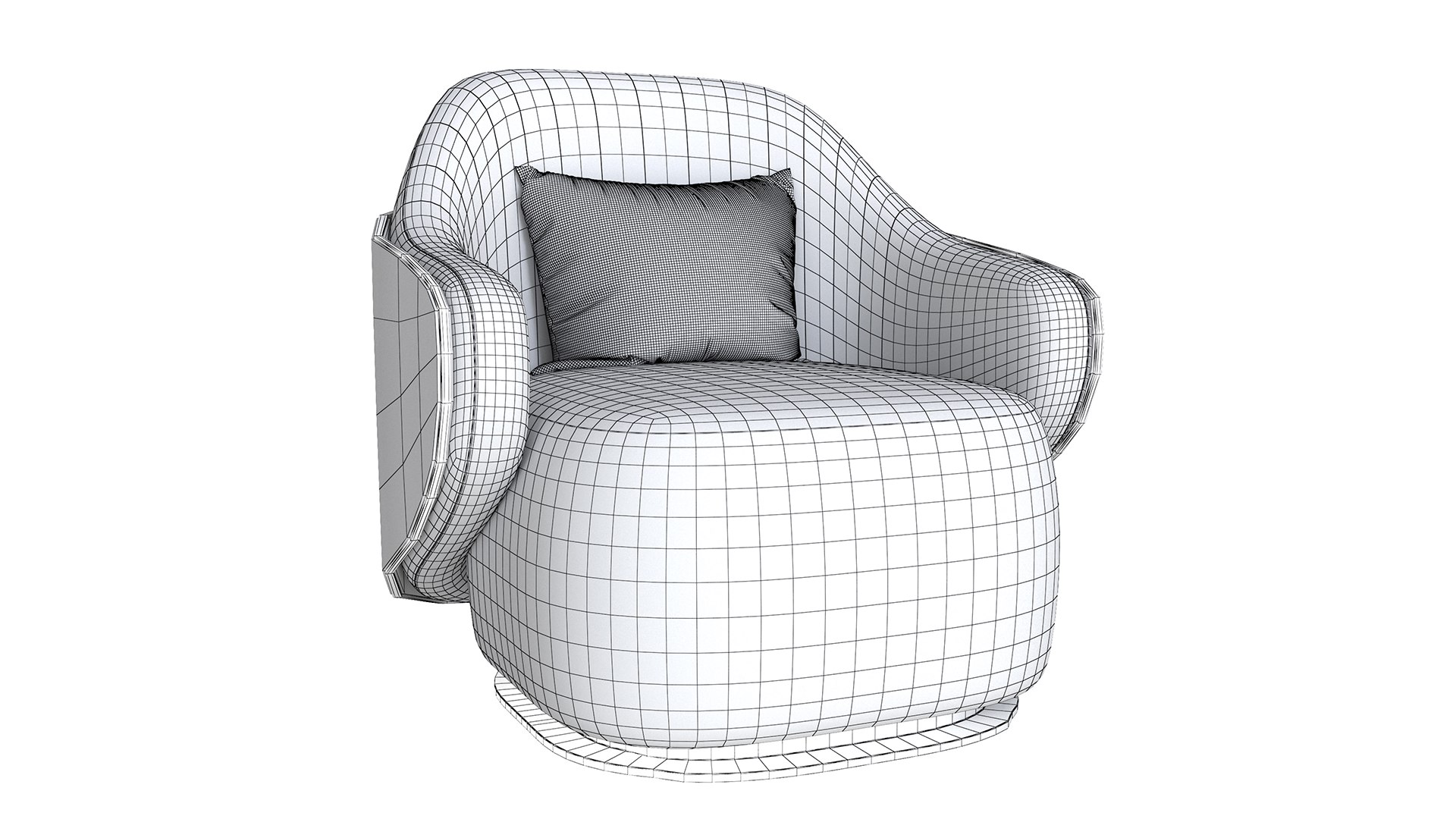 3D Visionnaire Adele Armchair - TurboSquid 2343725