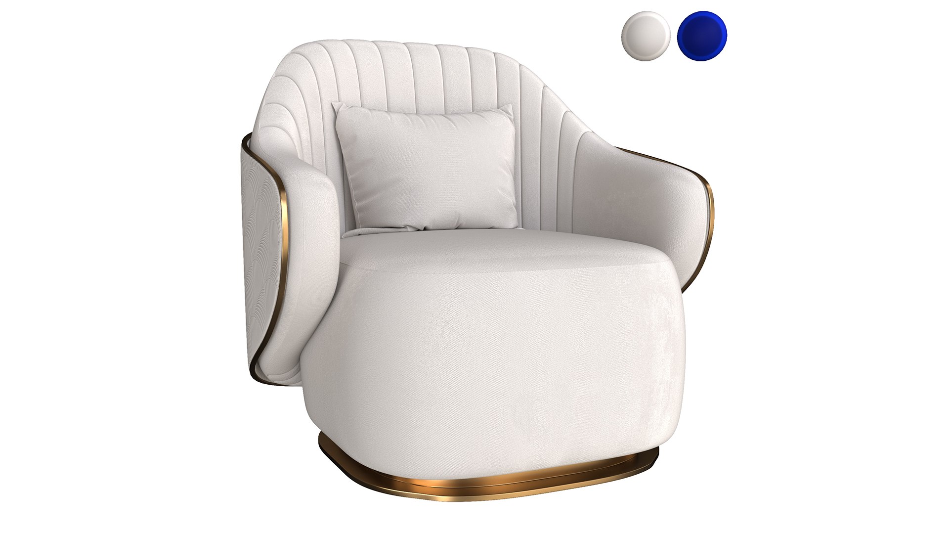3D Visionnaire Adele Armchair - TurboSquid 2343725