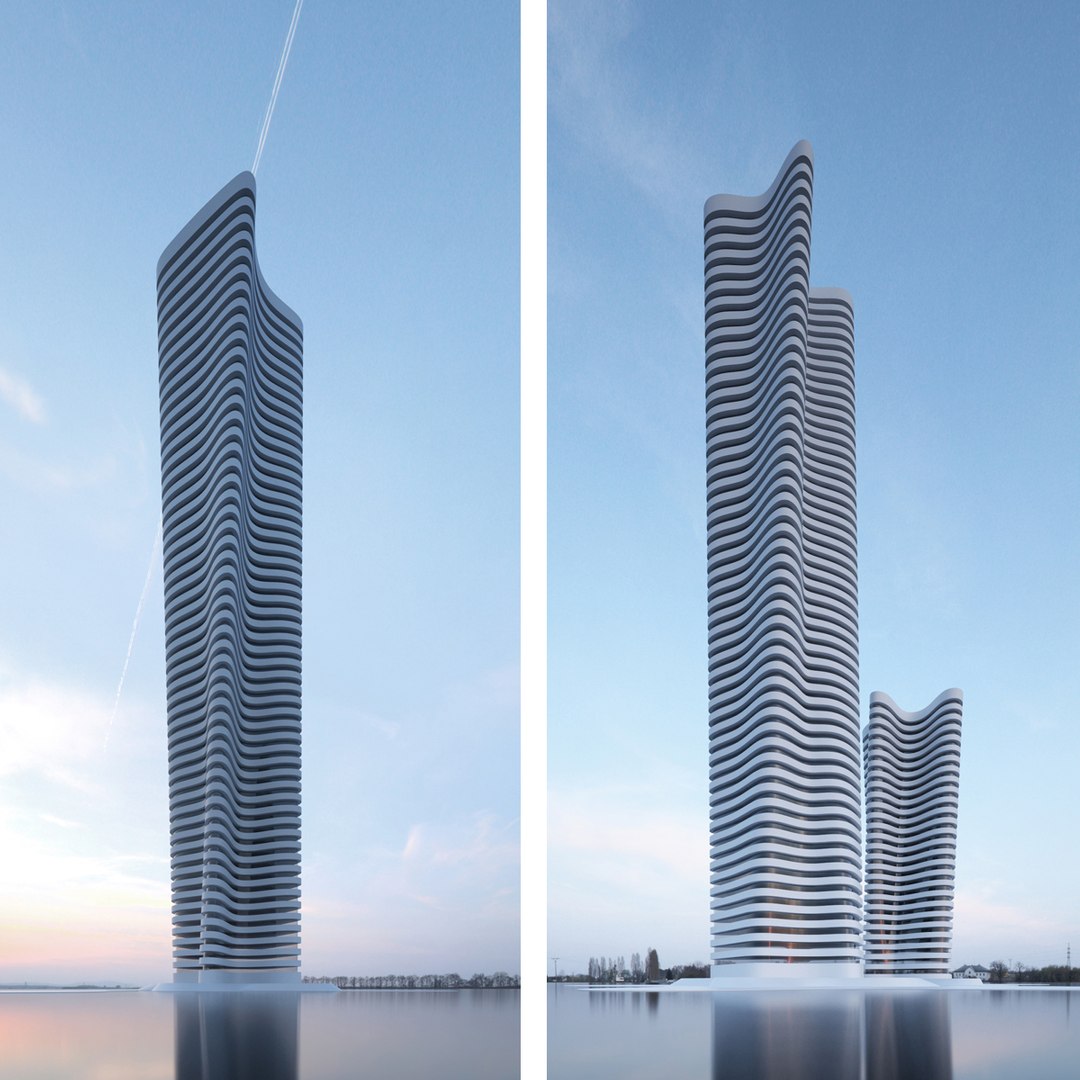 3D Building Office Skyscraper Model - TurboSquid 1334861