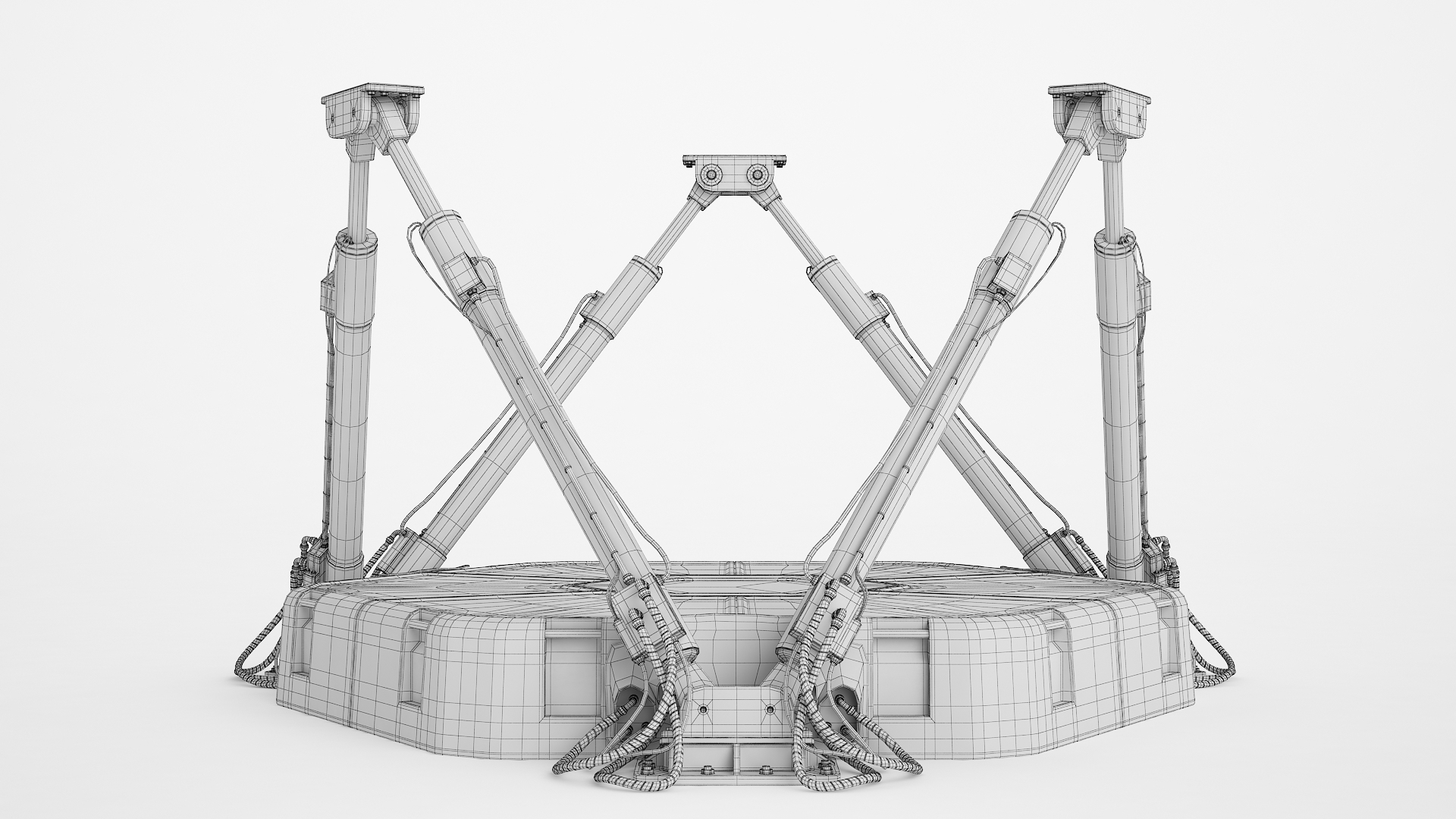 3D Industrial Robotic Leg 02 - TurboSquid 2013428