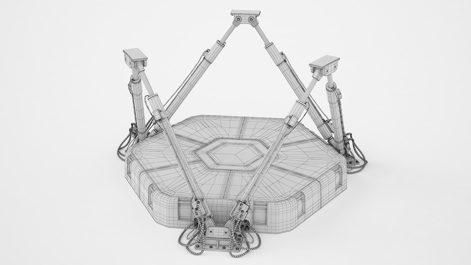 3D Industrial Robotic Leg 02 - TurboSquid 2013428