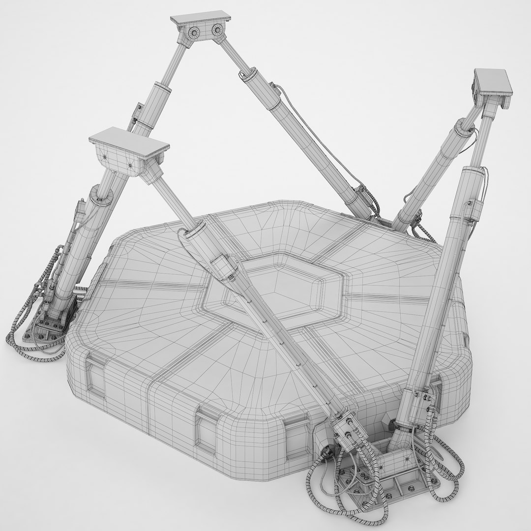 3D Industrial Robotic Leg 02 - TurboSquid 2013428