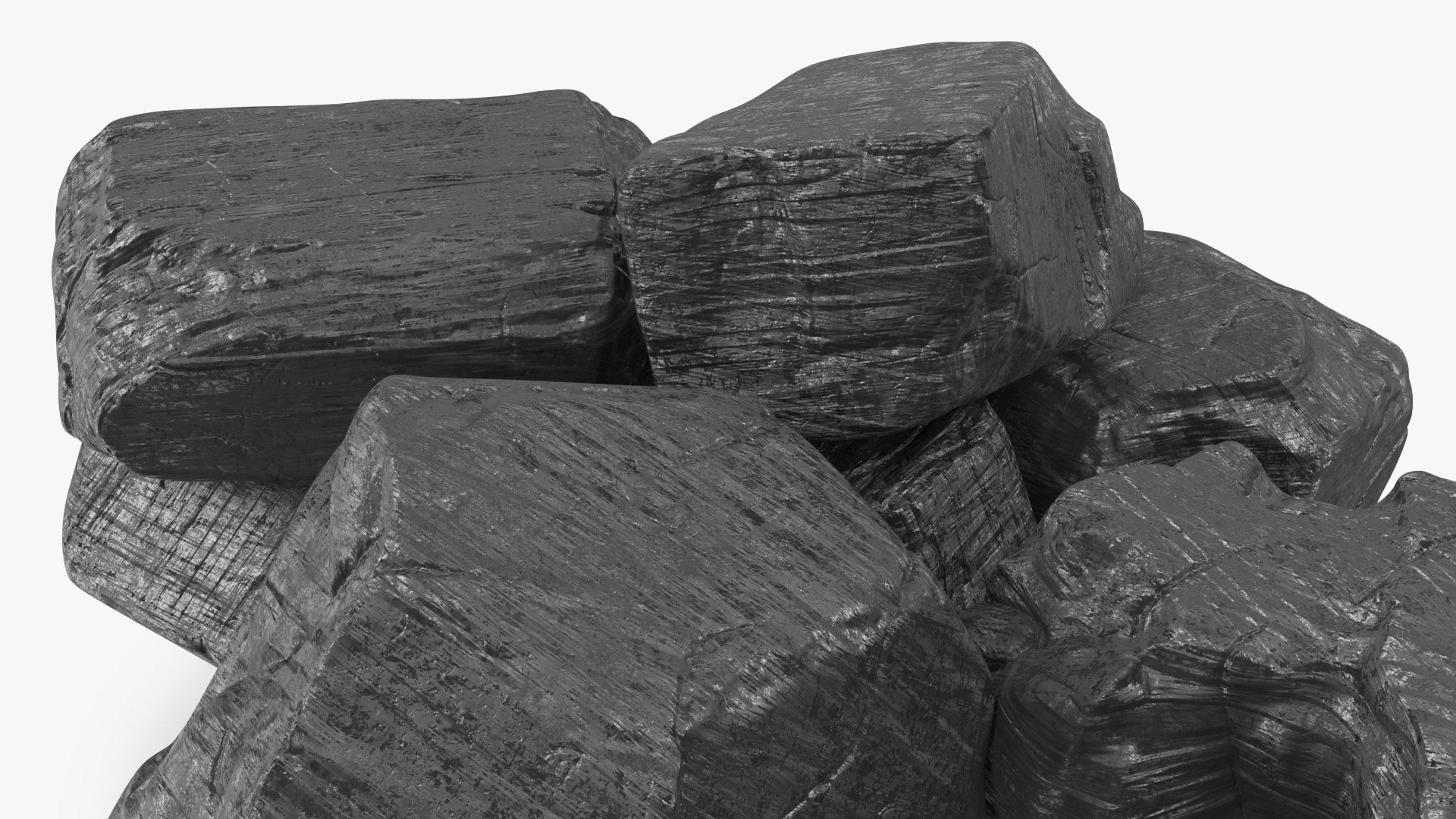 Bituminous Coal Pile 3D model - TurboSquid 1735360