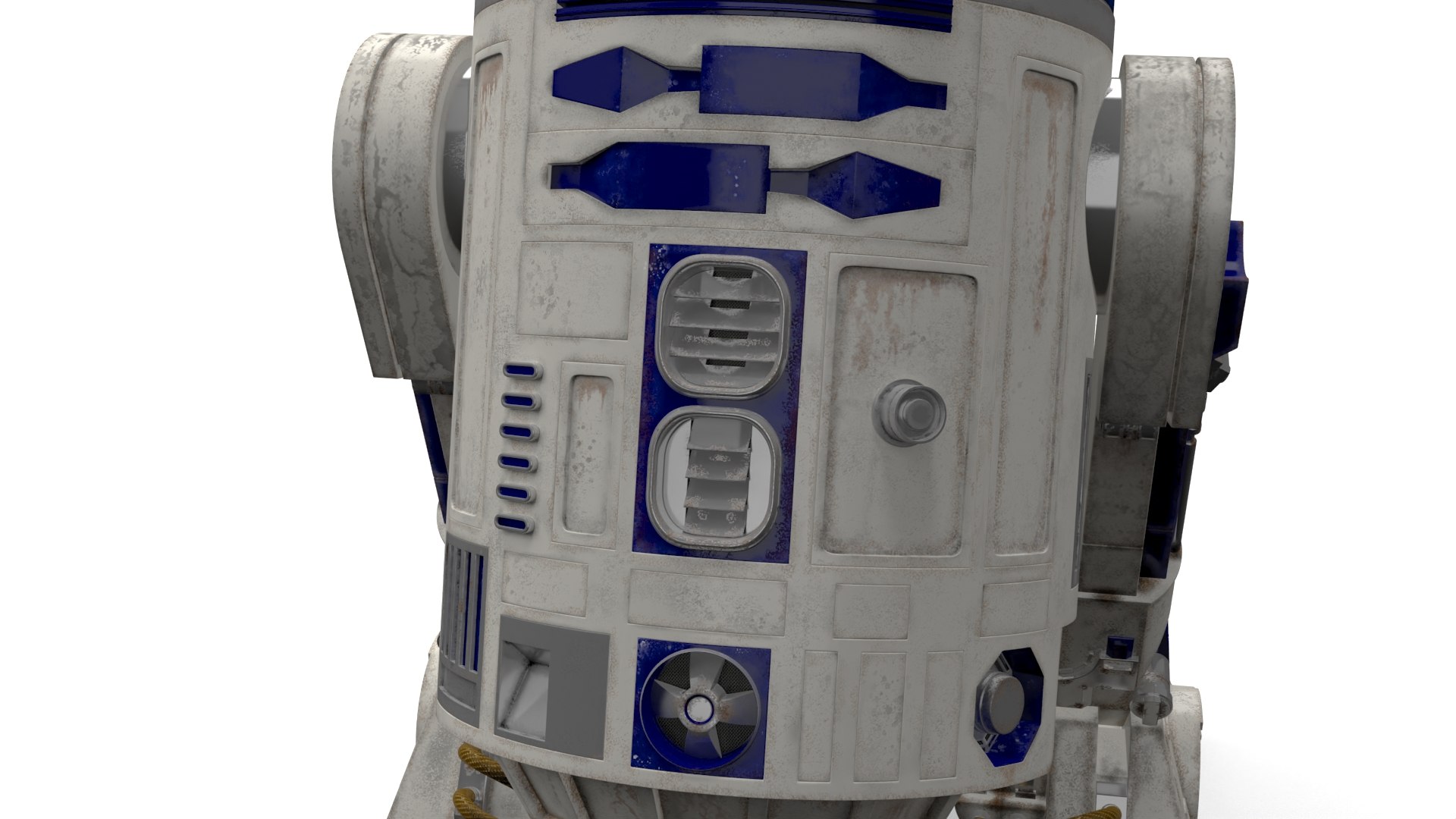 R2-D2 Droid Rigged 3D Model - TurboSquid 2248505
