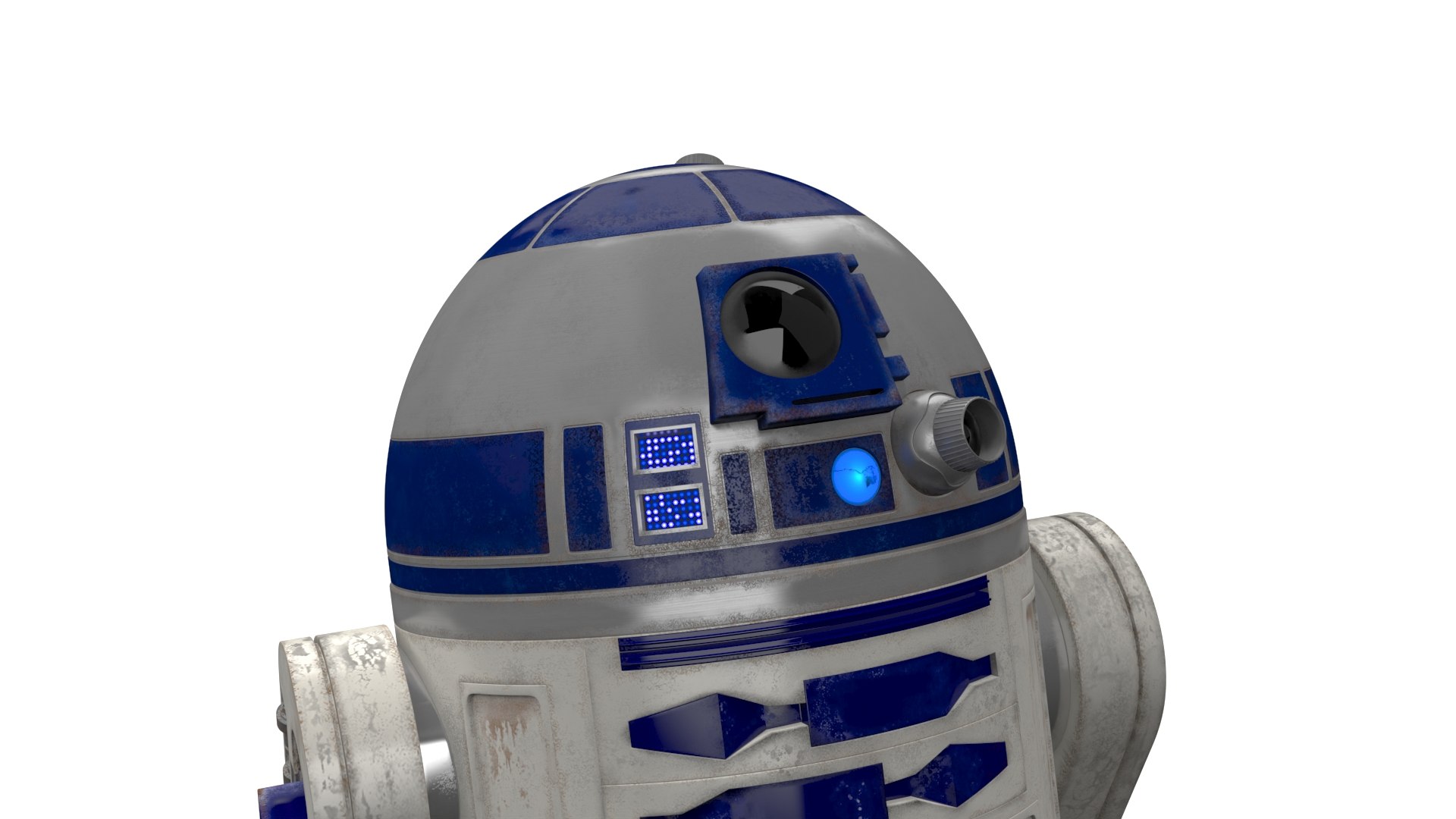 R2-D2 Droid Rigged 3D Model - TurboSquid 2248505