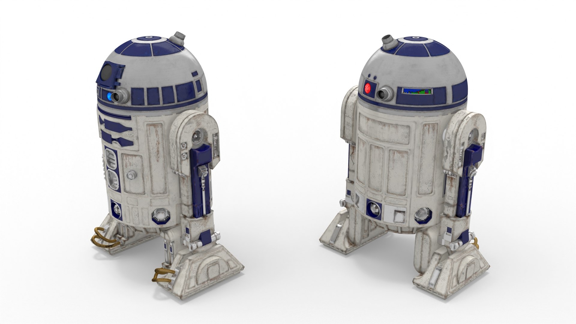 R2-D2 Droid Rigged 3D Model - TurboSquid 2248505