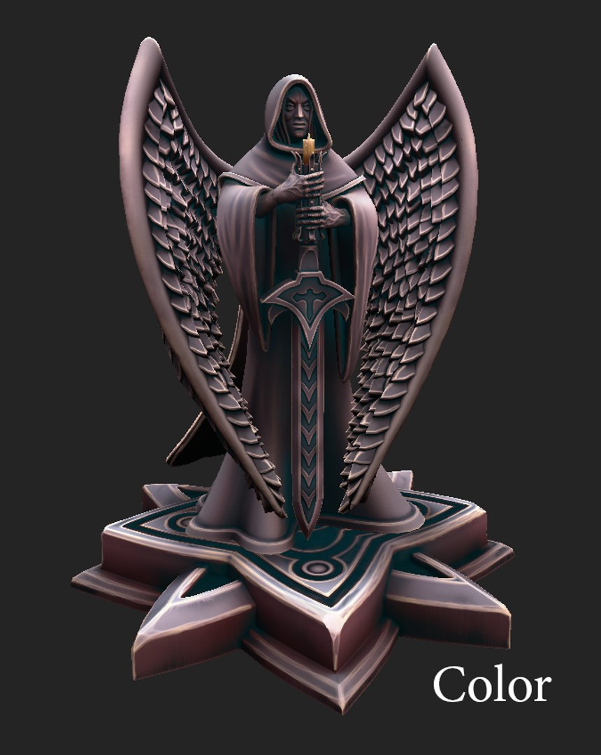 3D Model Statue Man Keeper - TurboSquid 1523118