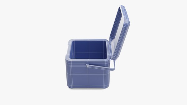 Ice Box Blue 3D model - TurboSquid 1851534