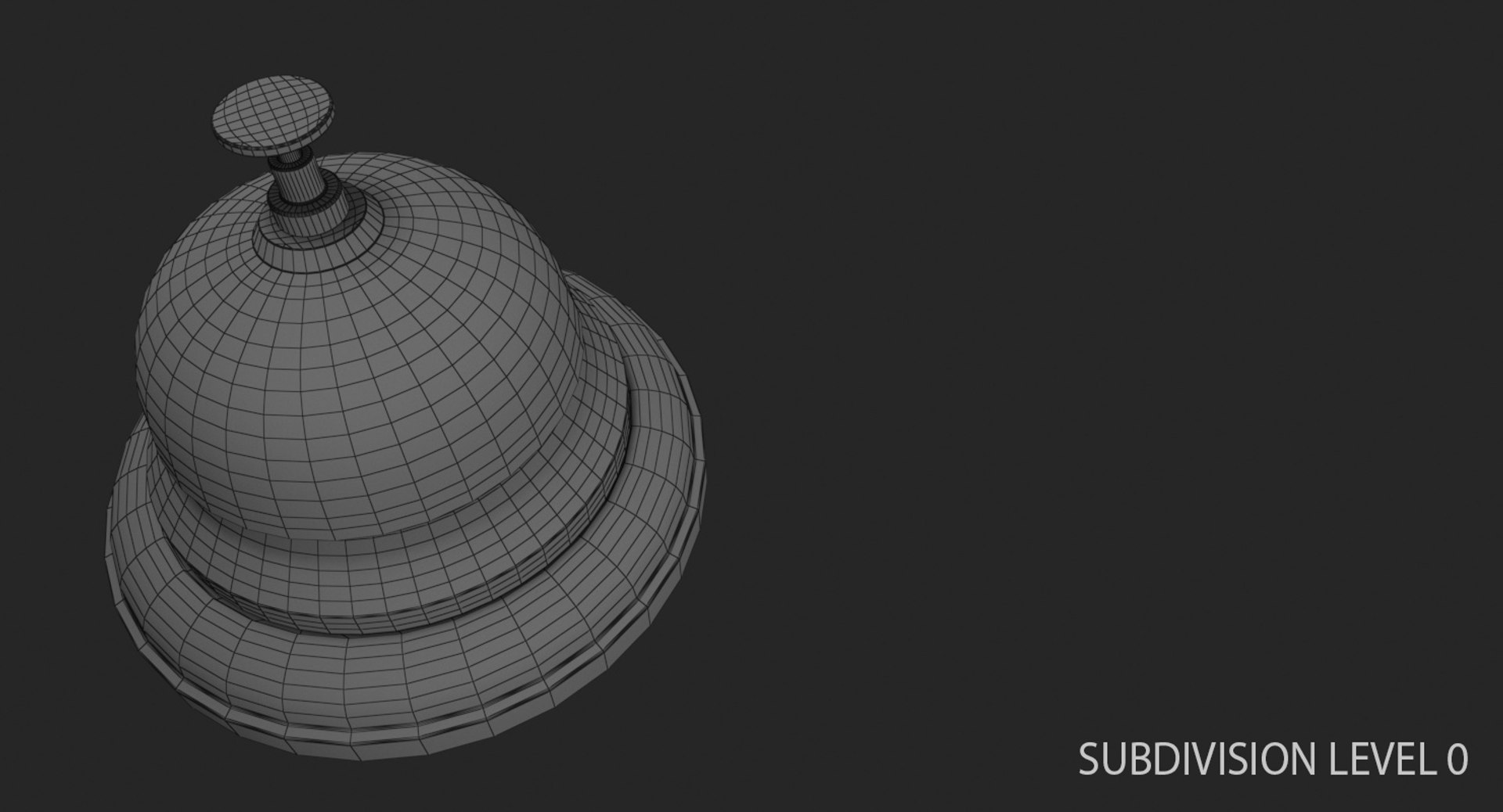 Reception Bell 3D Model - TurboSquid 1243485