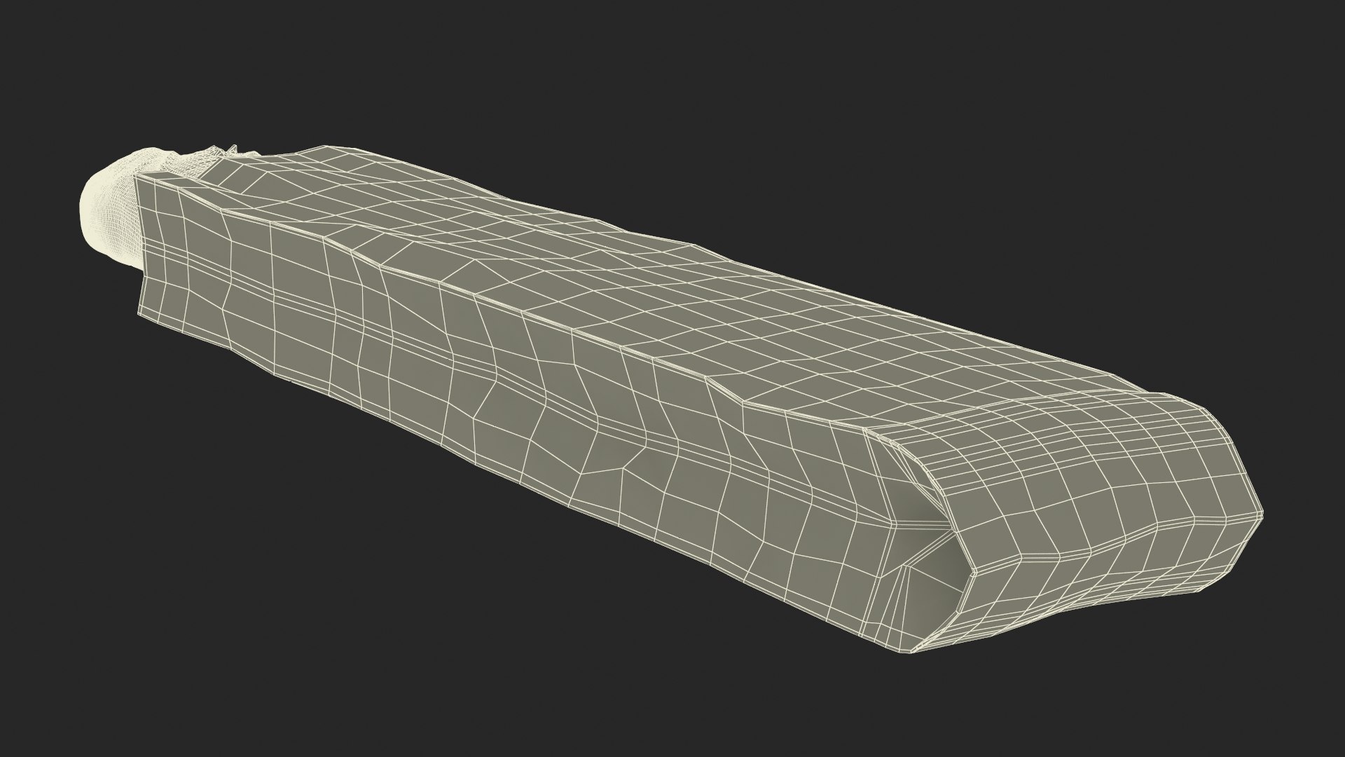 3D Baguette Bread Paper Bag Model - TurboSquid 2228006