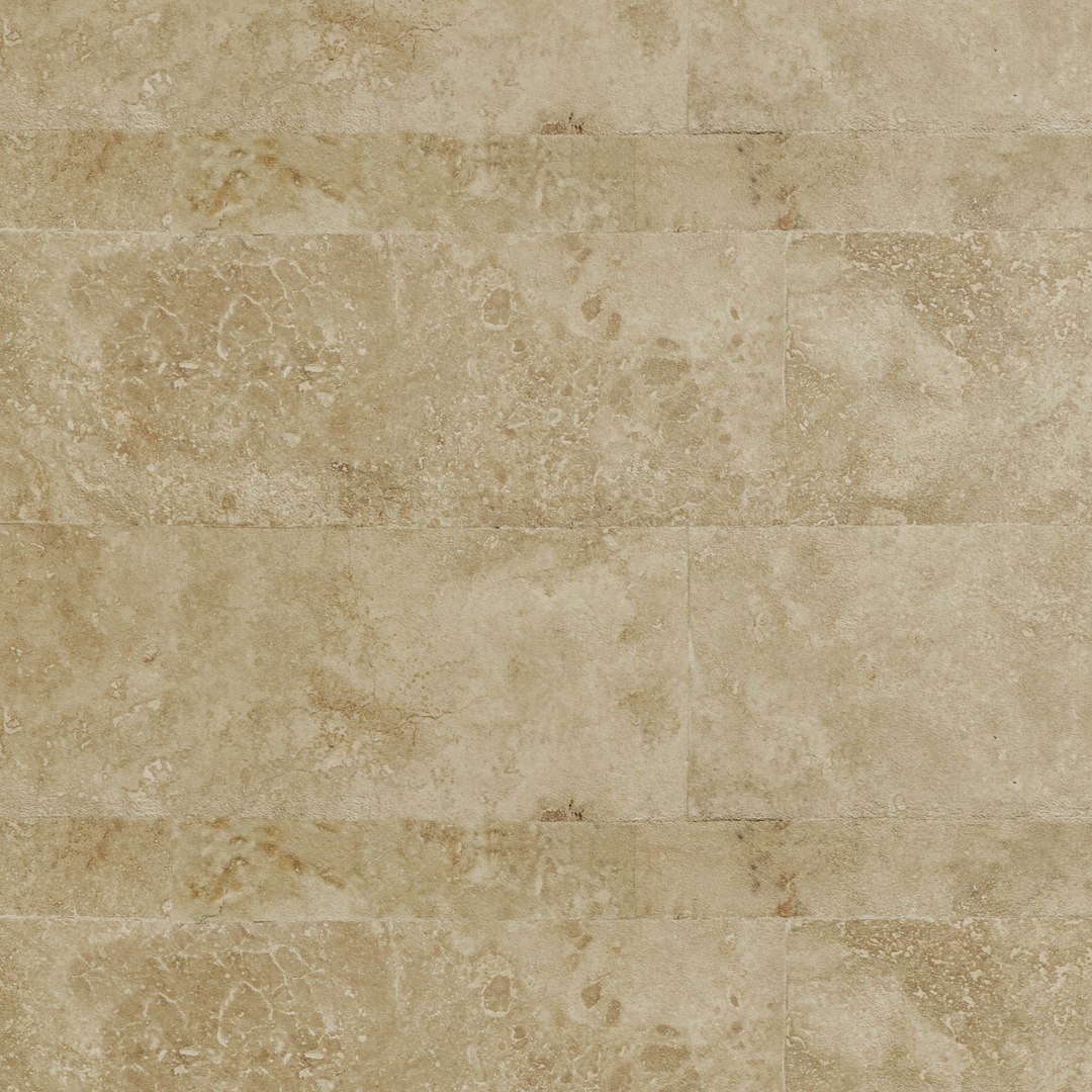 3D PBR Stone Travertine Granite Texture 01 - 4K Scanned - Seamless ...