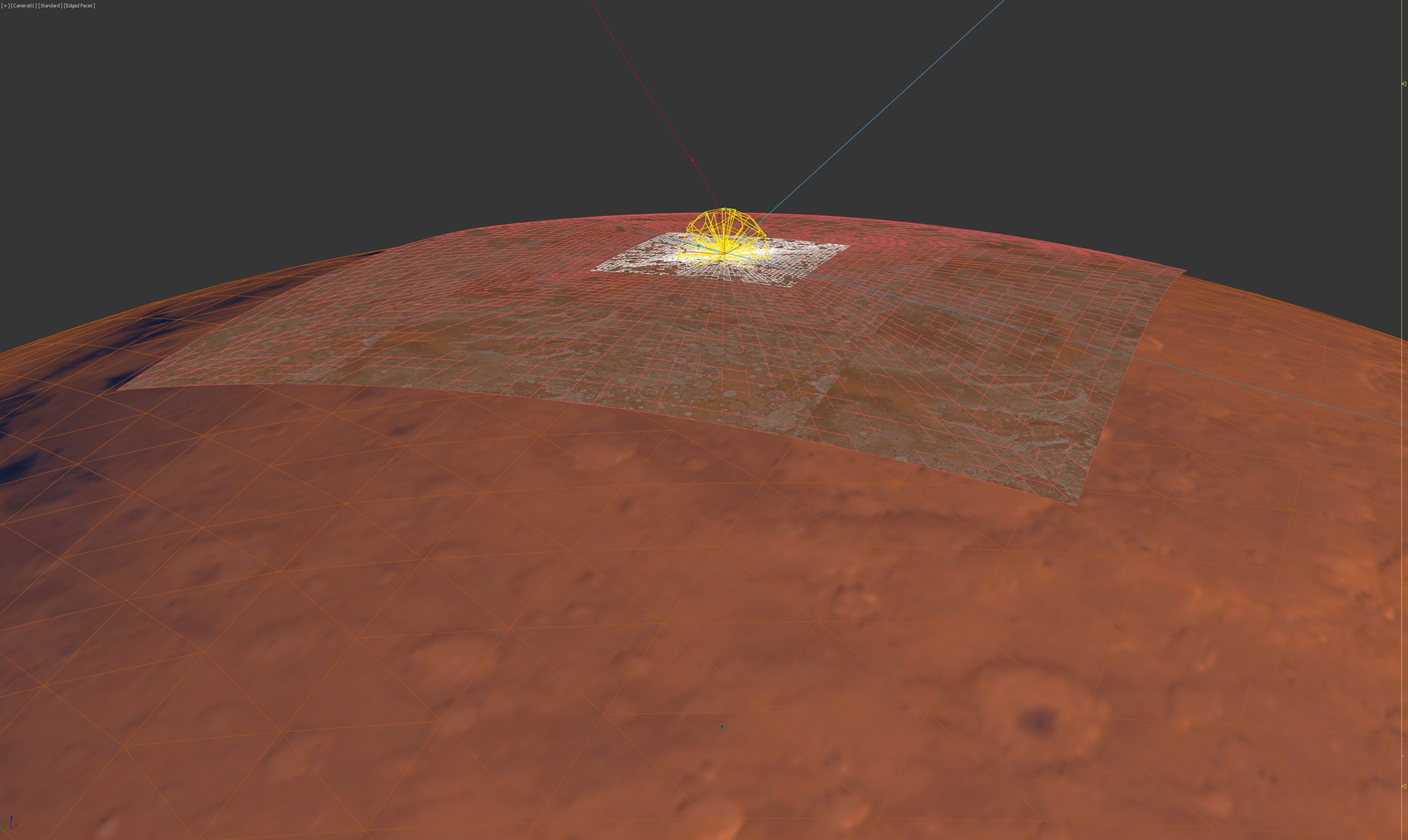 Scene martian base crater 3D - TurboSquid 1547961