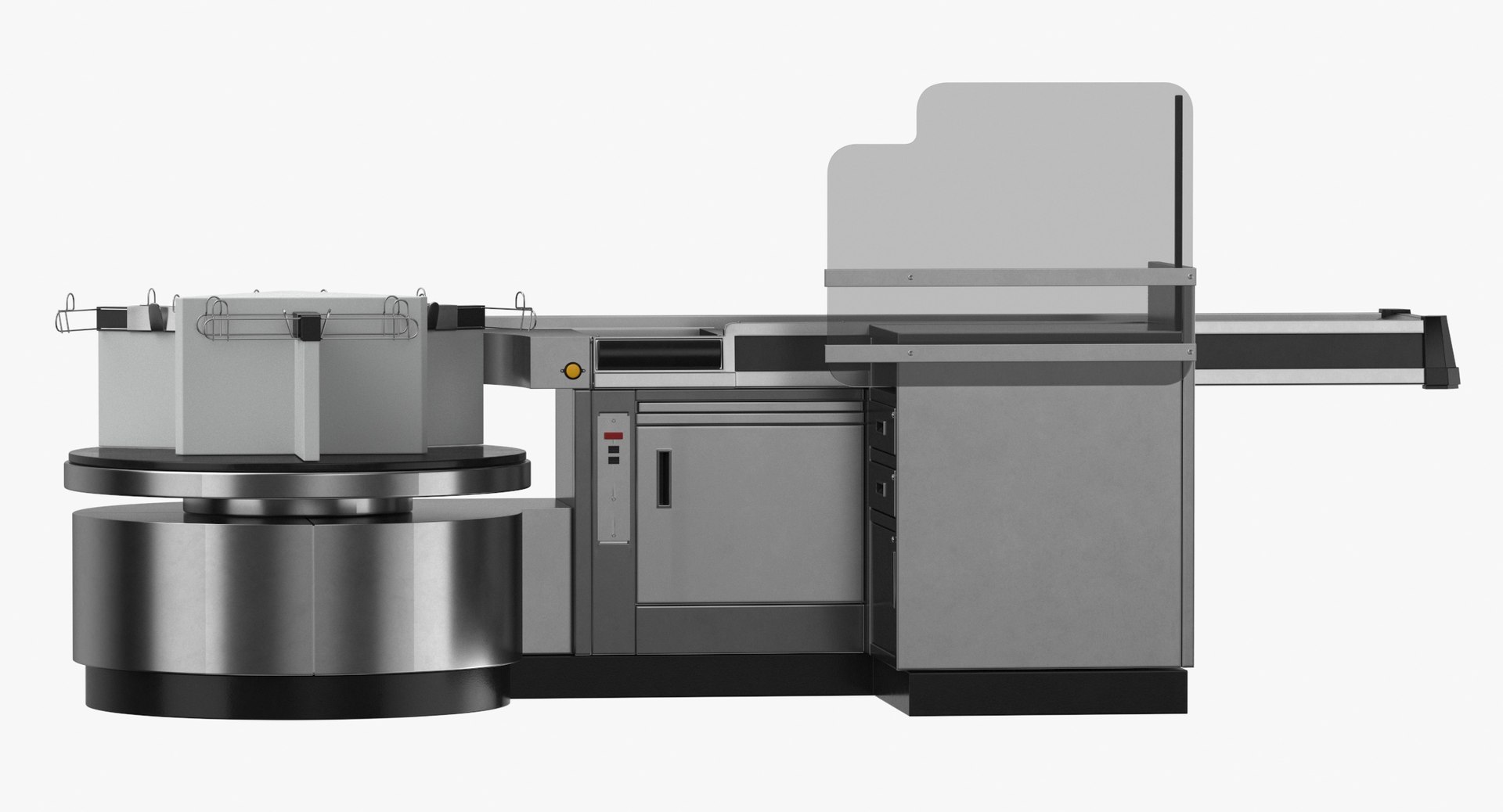 3D Checkout Conveyor Scanner 02 Unlit And Lit - TurboSquid 2136158