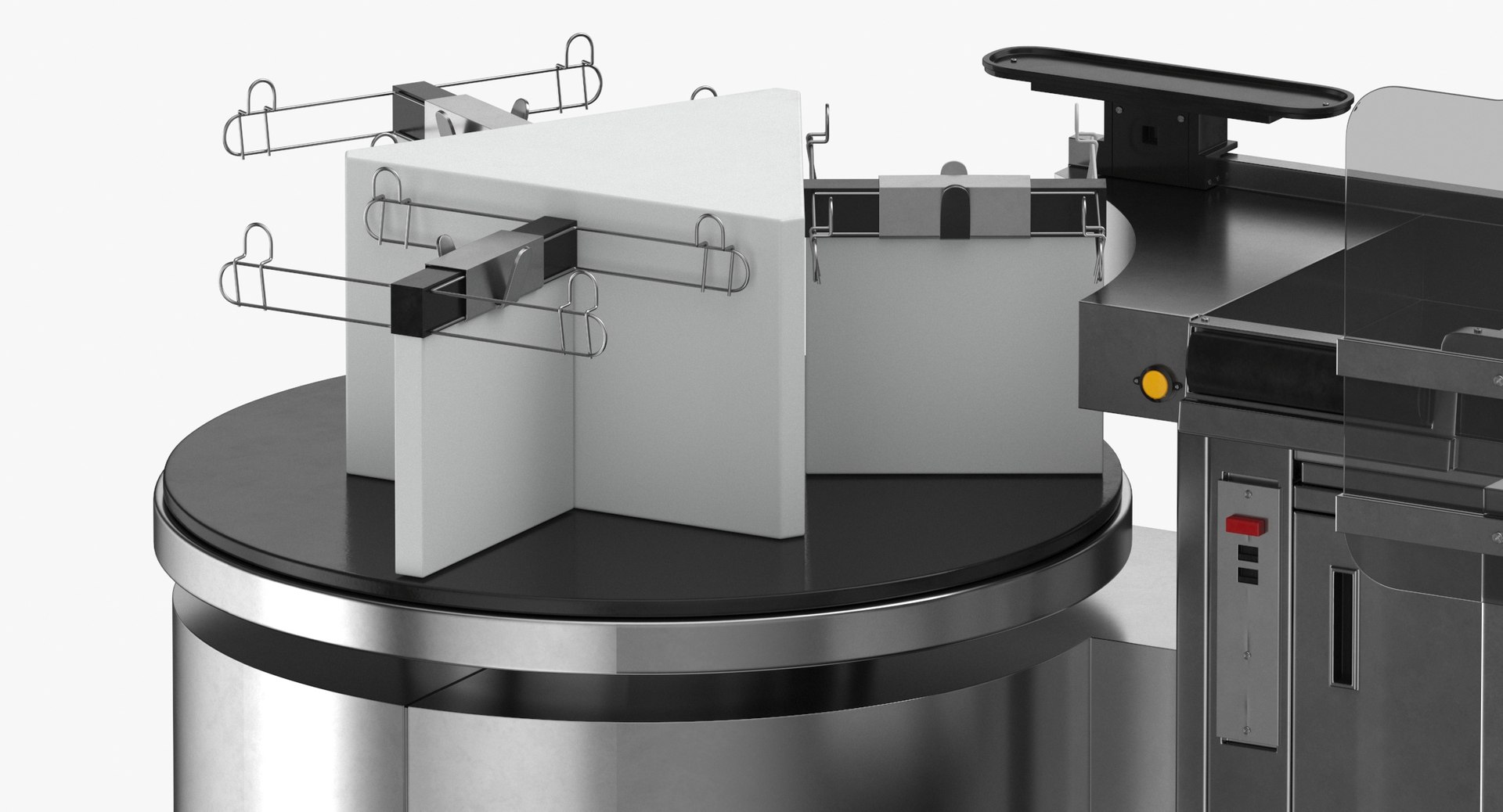 3D Checkout Conveyor Scanner 02 Unlit And Lit - TurboSquid 2136158